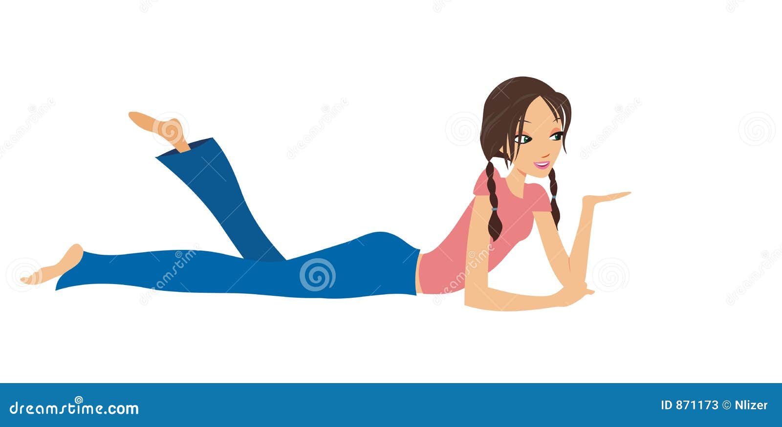 Showing Off Something stock illustration. Illustration of empty - 871173