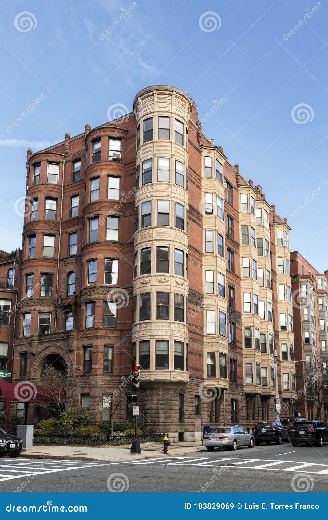 Windows of Boston editorial stock image. Image of history - 103829069