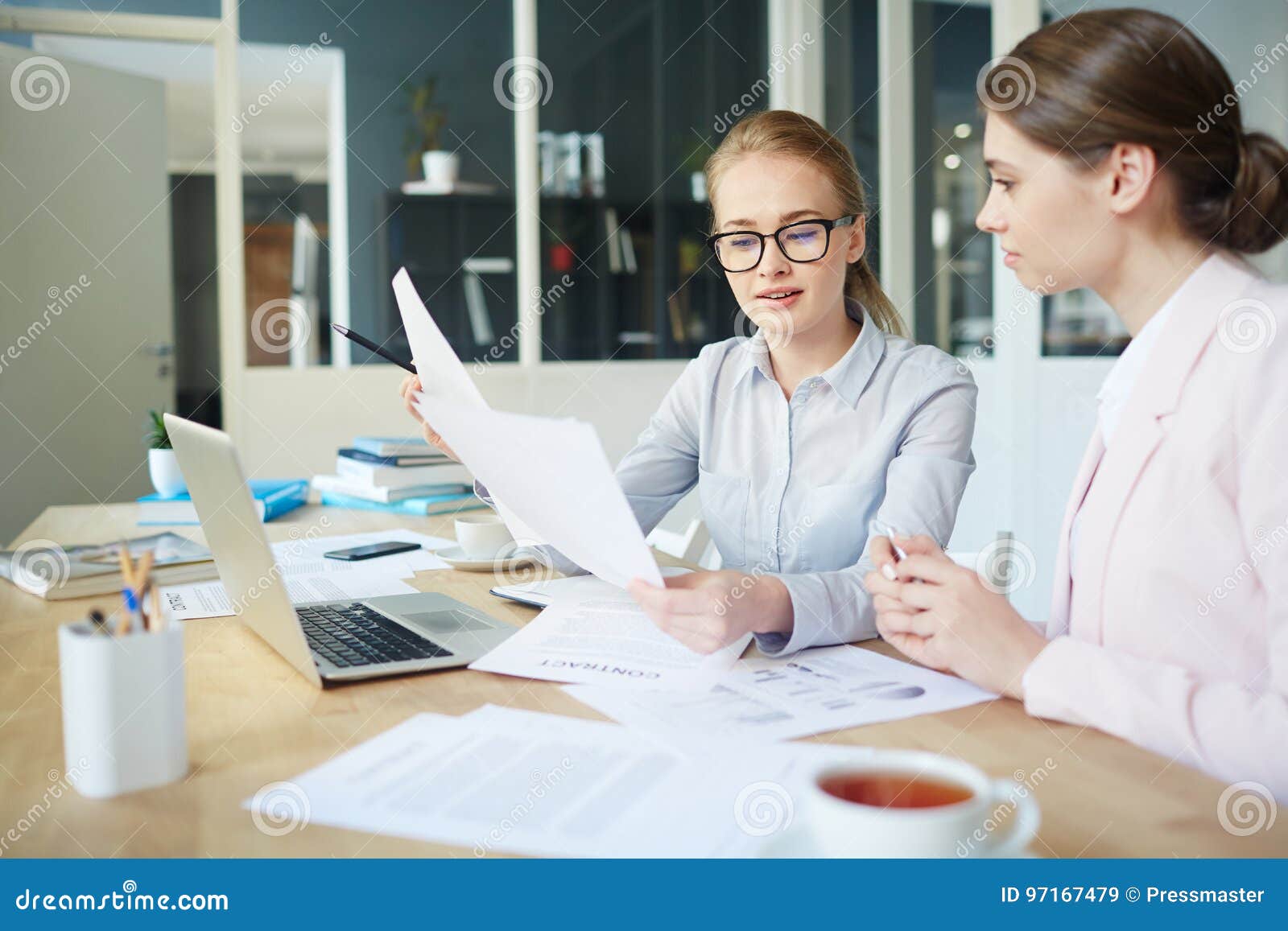 Showing paperwork stock image. Image of economist, accountant - 97167479