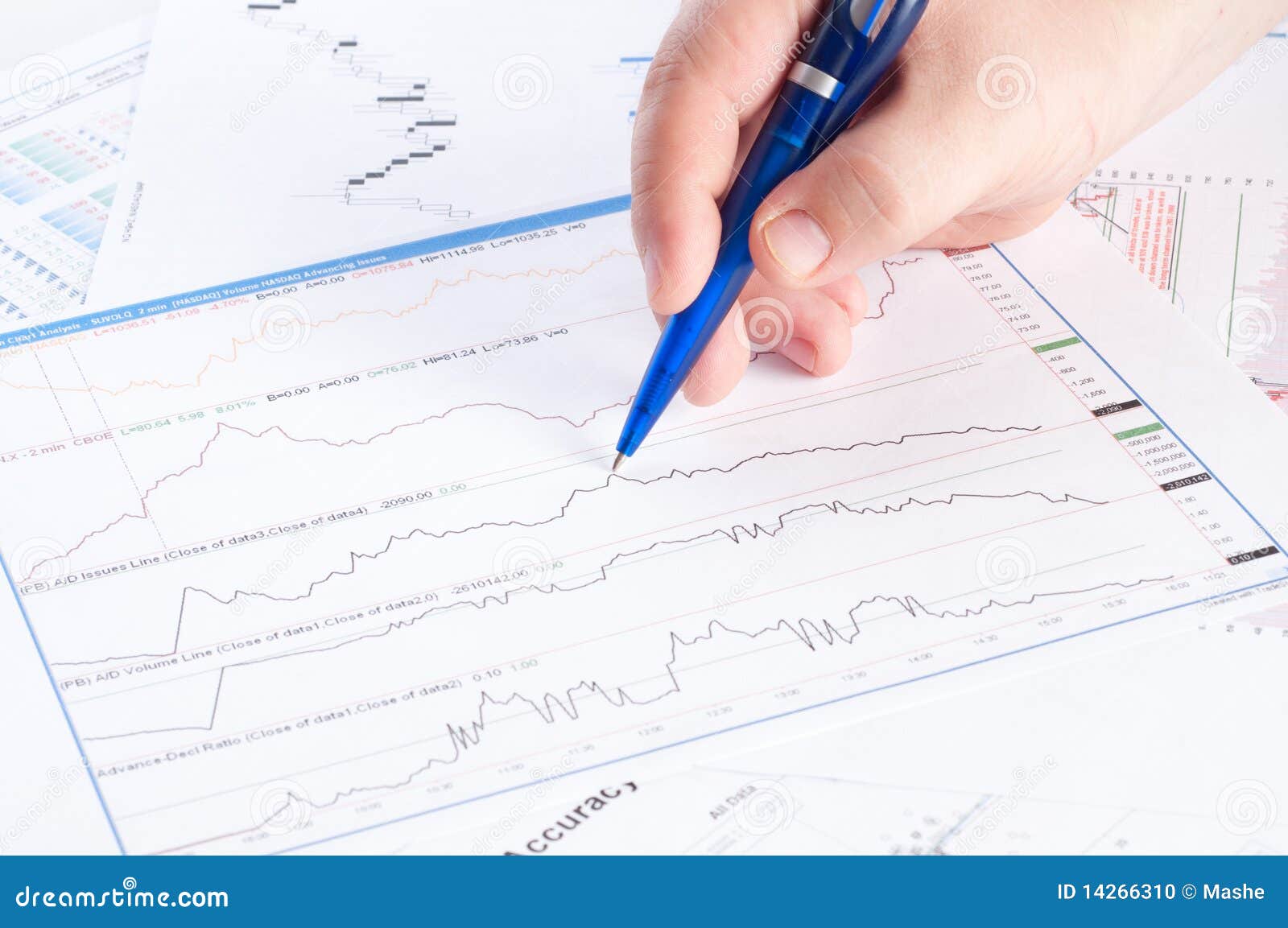 Showing report stock photo. Image of financial, corporate - 14266310