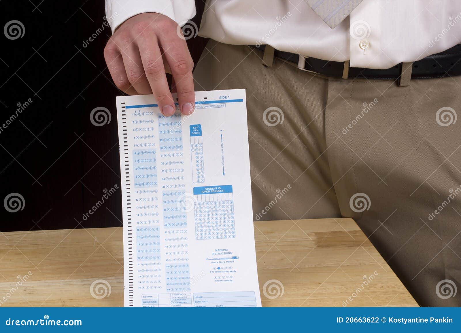 Showing a Test stock photo. Image of opinion, giving - 20663622