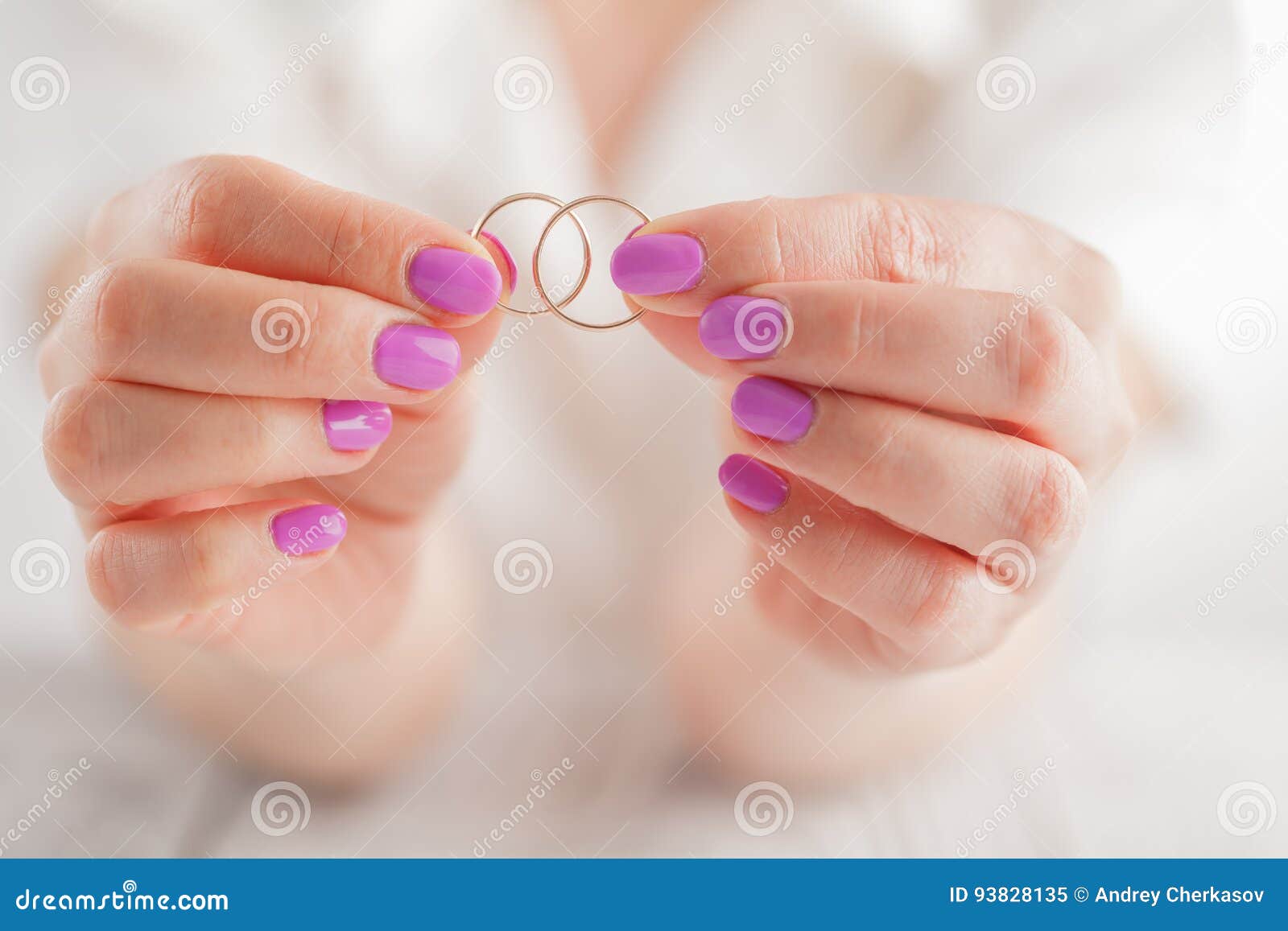 Showing Wedding Rings. Love Theme Stock Image - Image of gold, marry ...