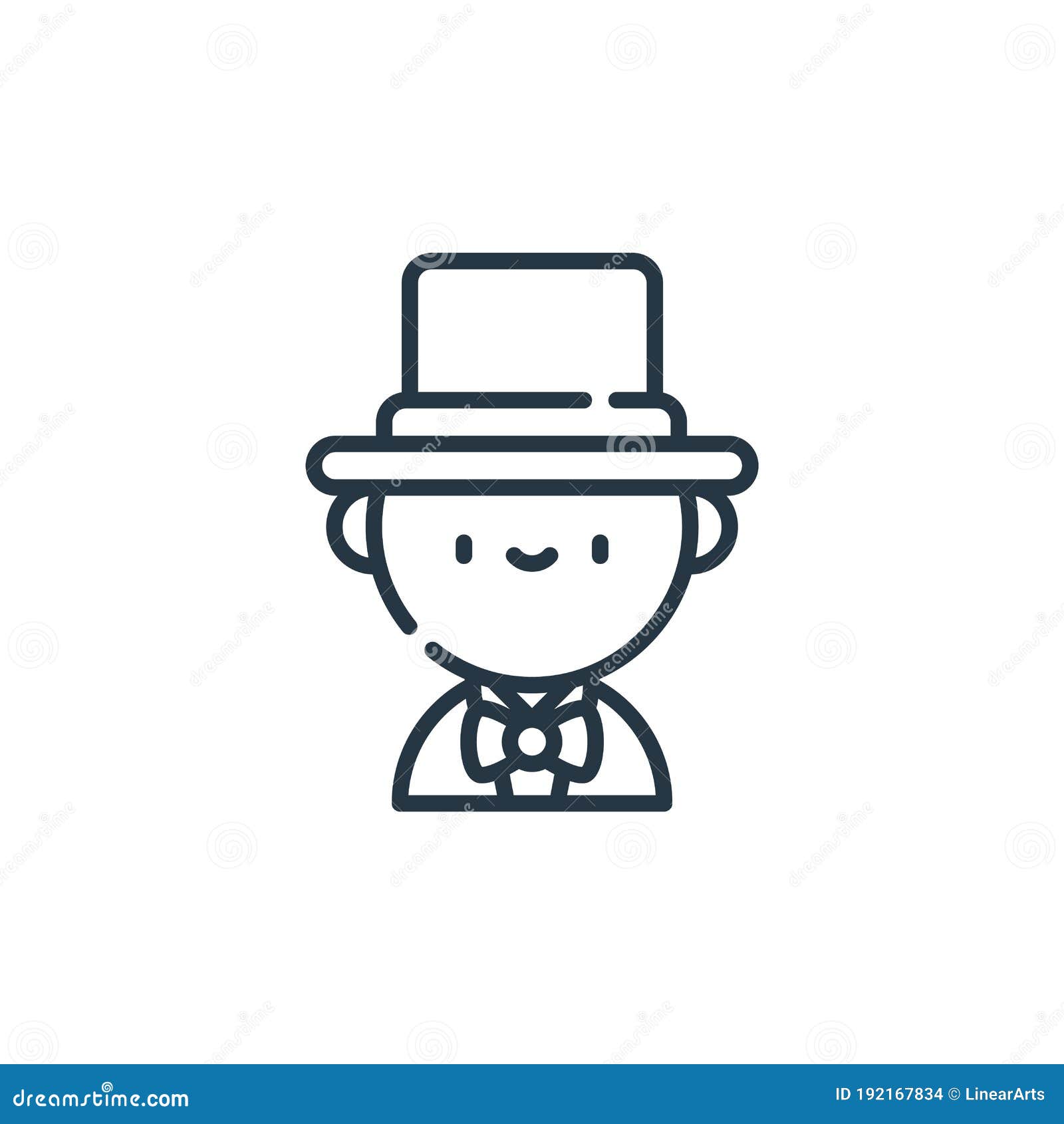 Showman Icon Vector From Carnival Concept. Thin Line Illustration Of ...