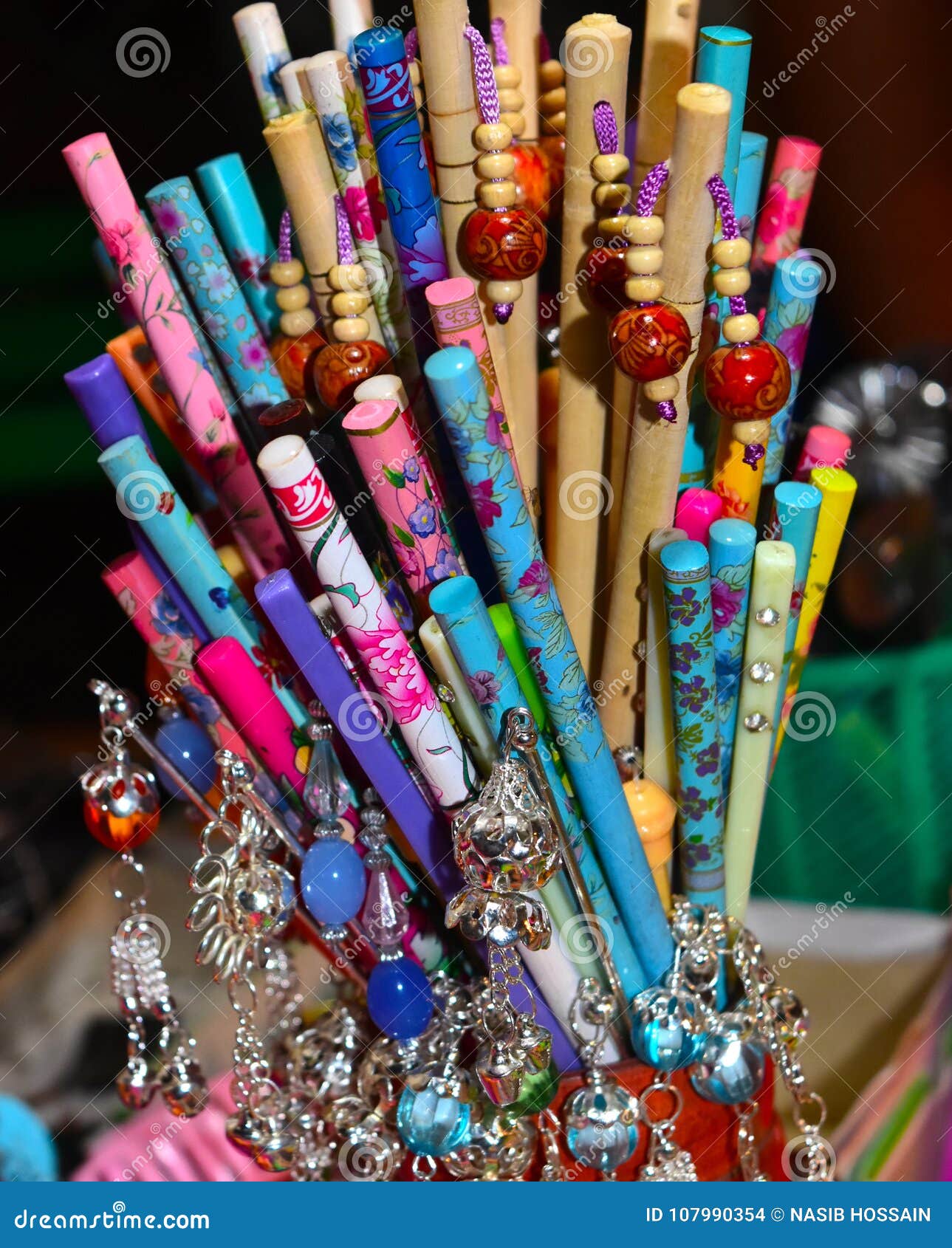 Showpiece Items with Various Objects Photograph Stock Photo - Image of ...