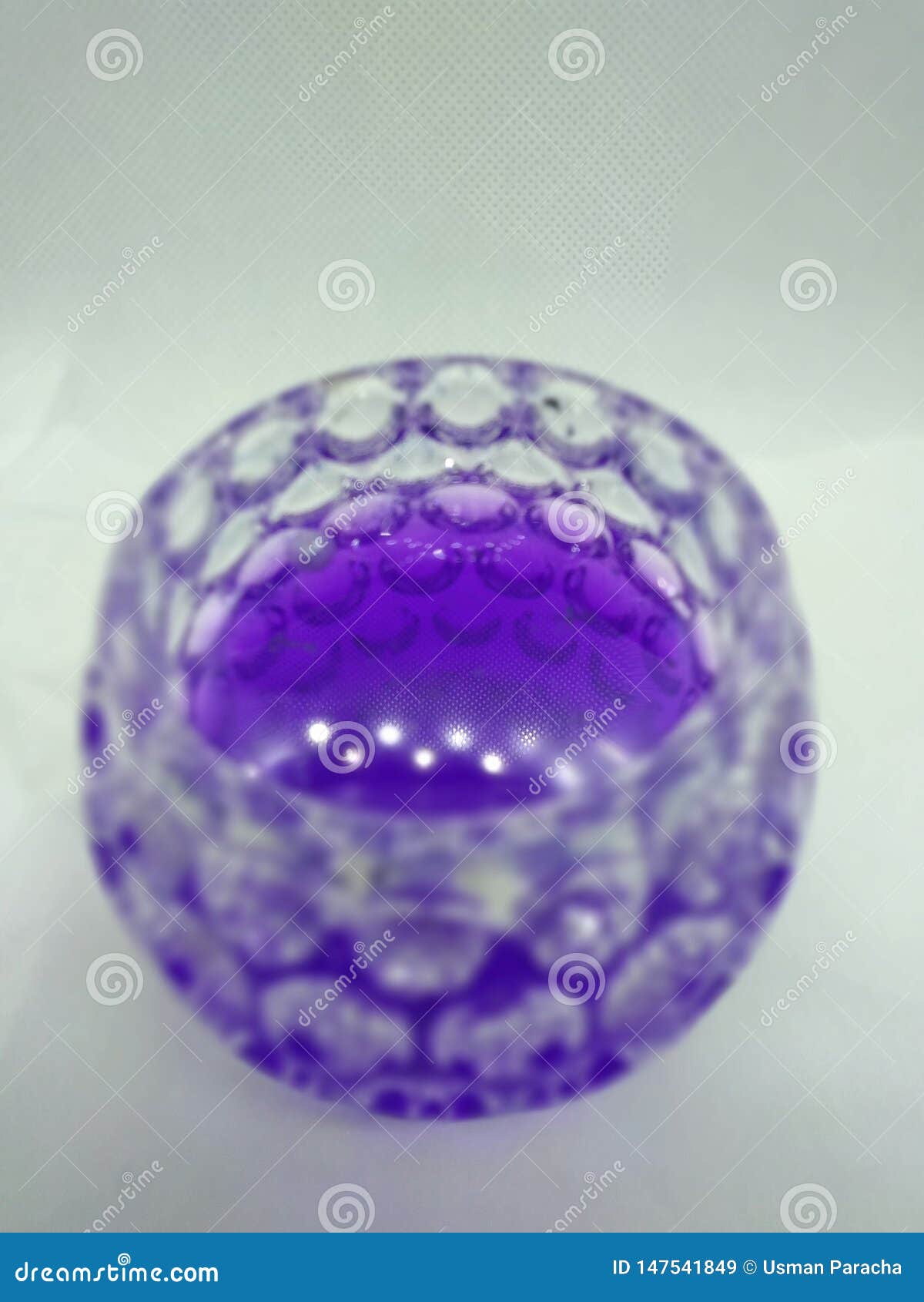 Showpiece with Purple Color Liquid Stock Image - Image of white, liquid ...