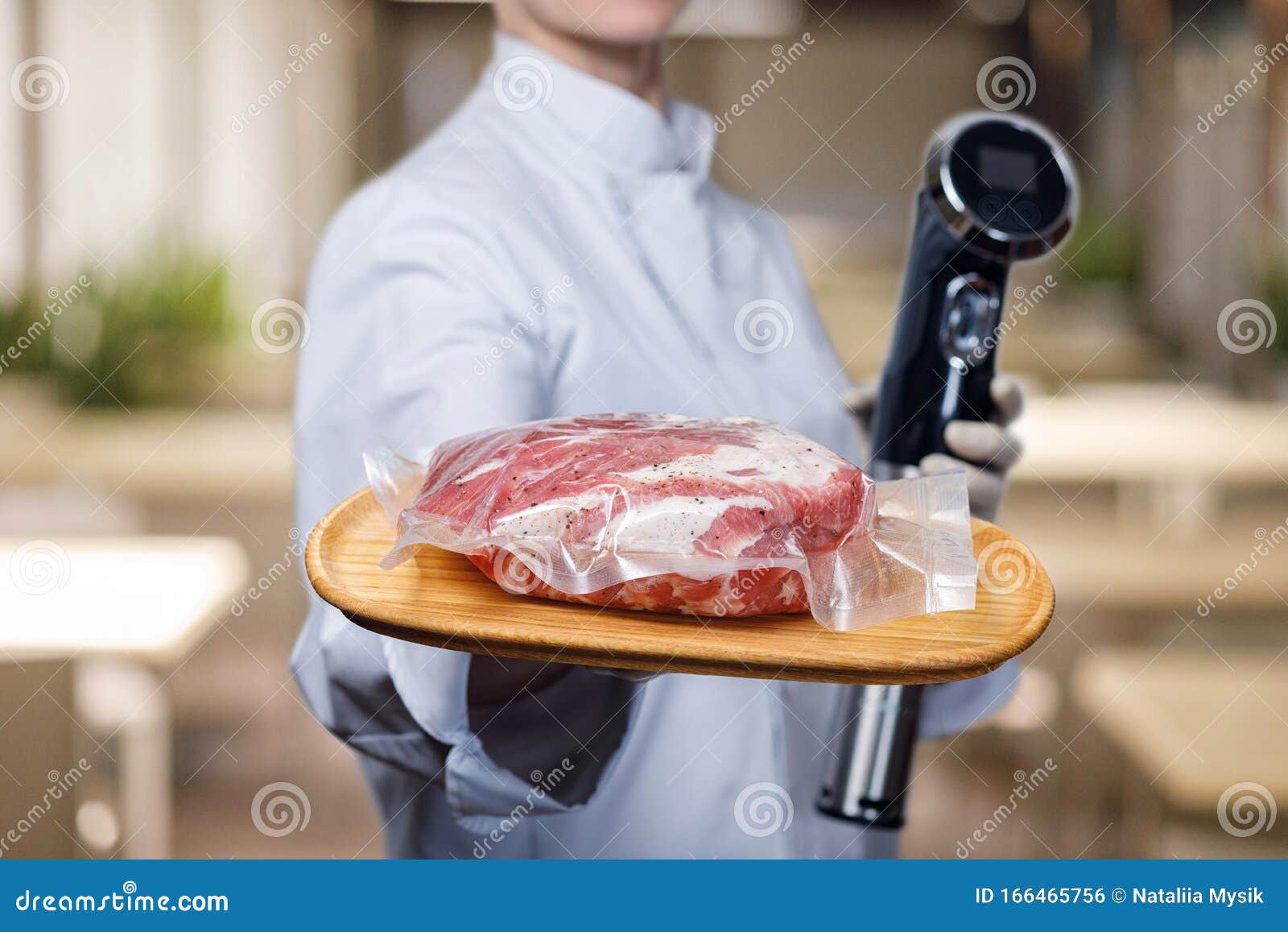 Shows Cook Sous Vide Immersion Circulator Cooker and the Meat Stock ...