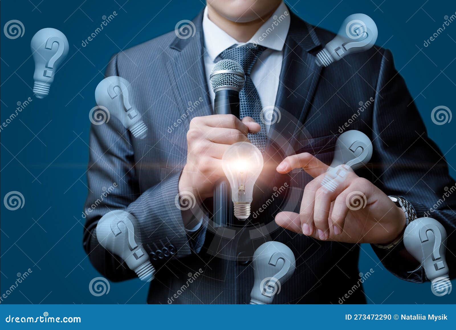 Shows How To Find Ideas from the Big Thread of Questions Stock Photo ...