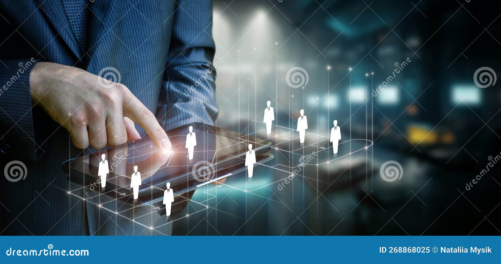 Shows Human Resources on a Process Flowchart Stock Image - Image of ...