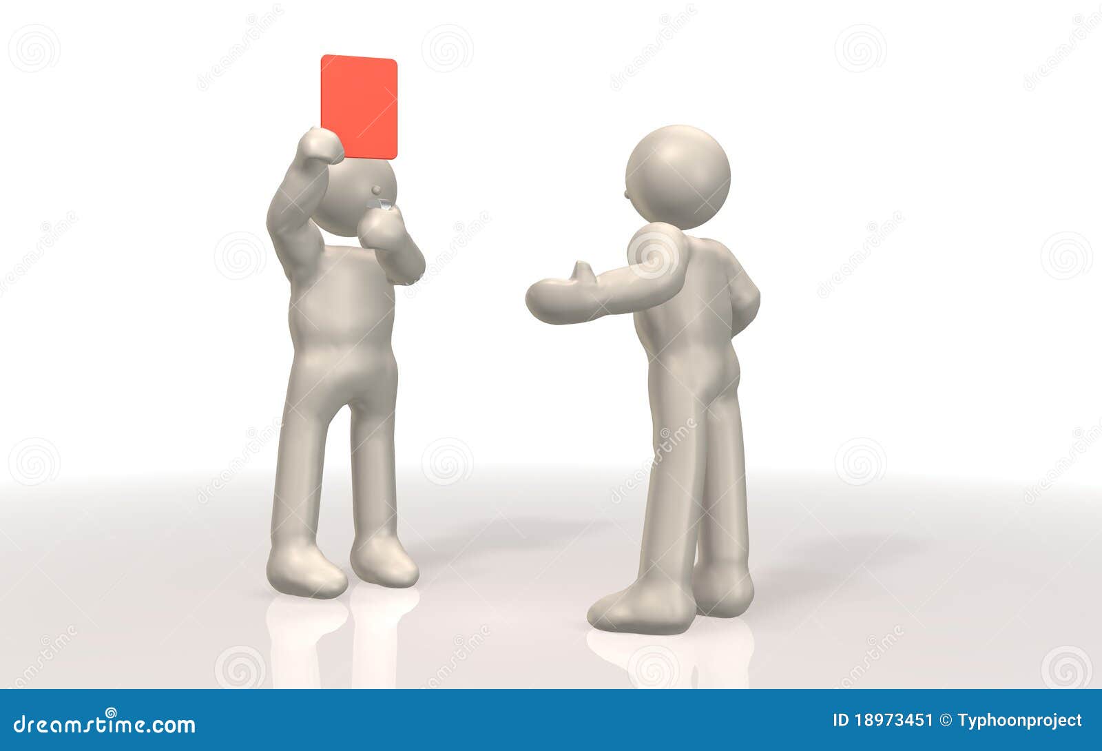 It shows the red card. stock illustration. Illustration of punish ...