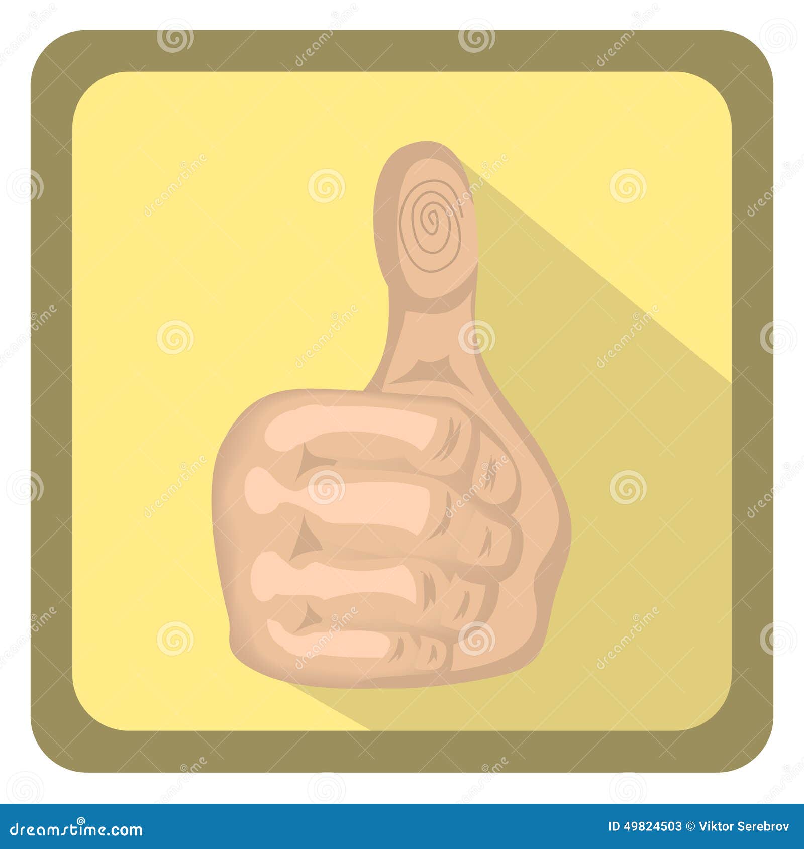 Shows a thumbs up stock illustration. Illustration of friendship - 49824503
