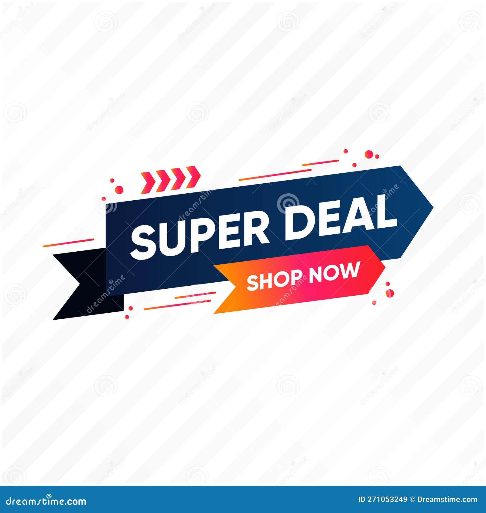 Super Deal Advertising Banner, Discount Square Banner for Retail or ...