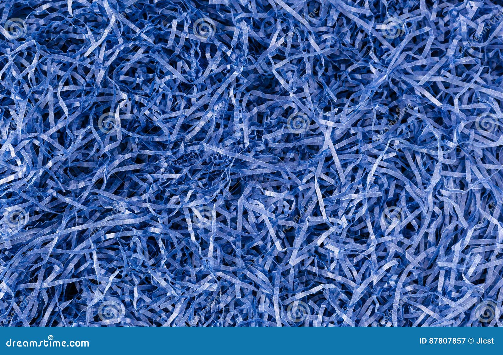 Shredded Blue Paper Background Stock Image - Image of waste, material ...