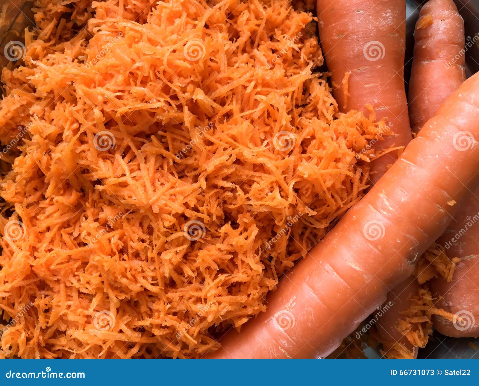 Shredded carrot stock image. Image of close, fruit, shredded - 66731073