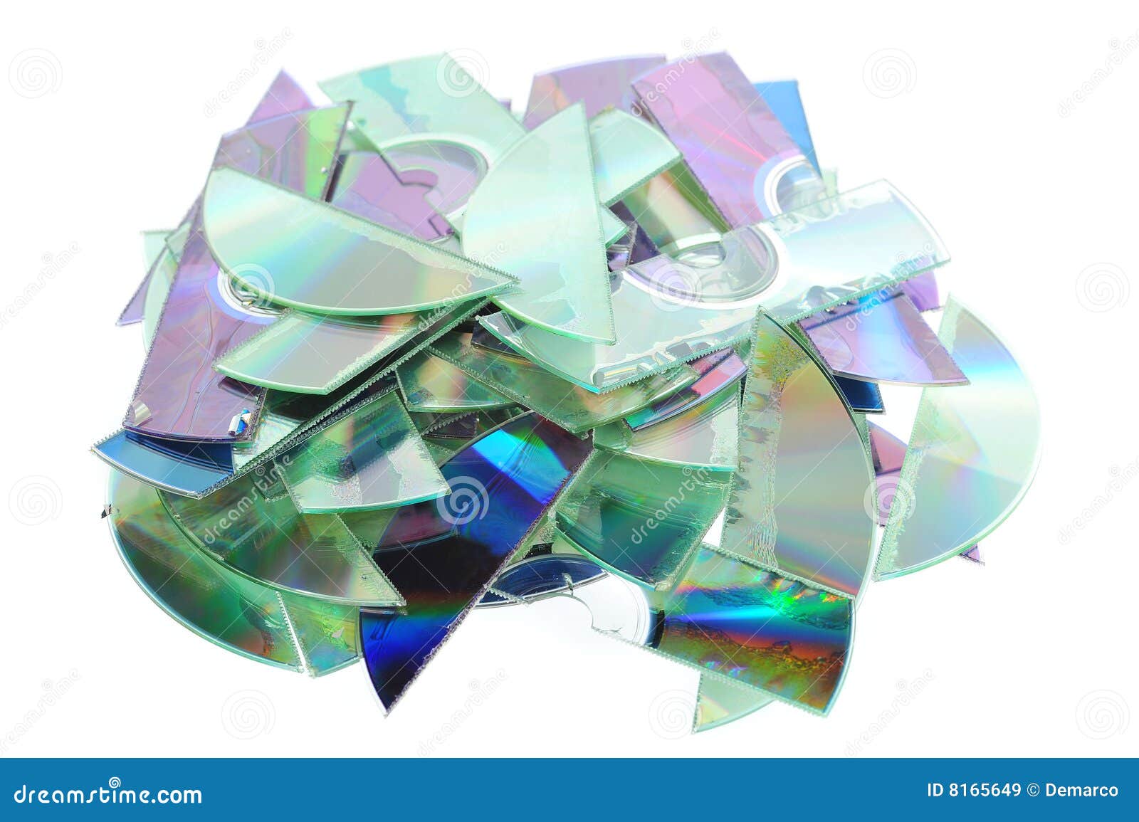 Shredded CDs stock image. Image of security, data, broken - 8165649