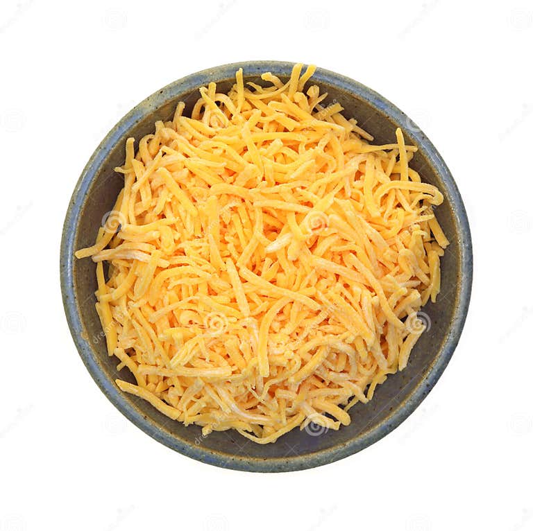 Shredded Cheddar Cheese Dish Stock Image - Image of recipes, shredded ...