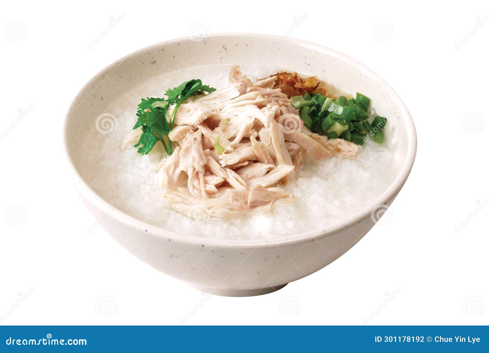 Shredded Chicken Porridge Fresh Cook Stock Photo - Image of kookee ...
