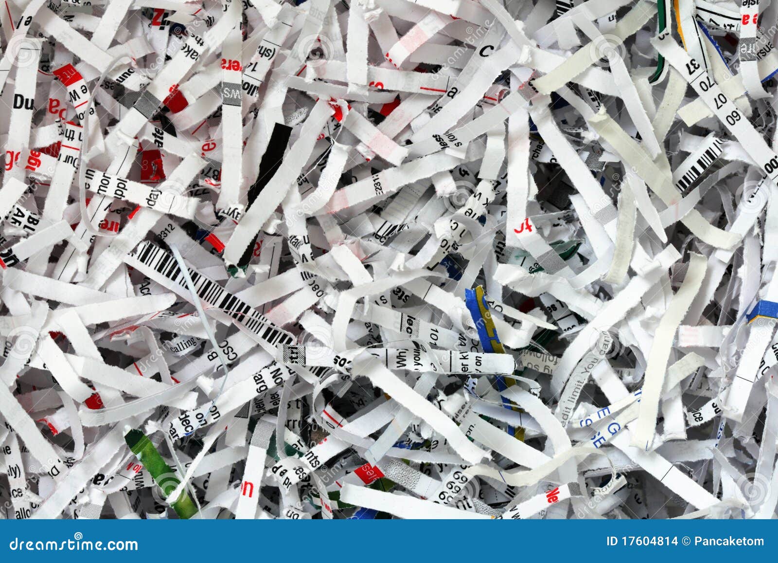 Shredded Document Background Stock Photo - Image of white, safe: 17604814
