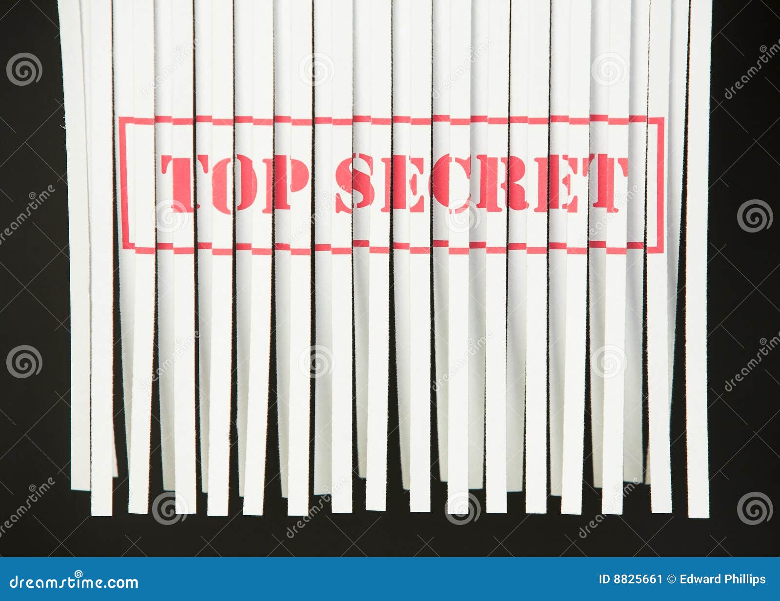 Shredded Document - Top Secret Stock Image - Image of destroy ...