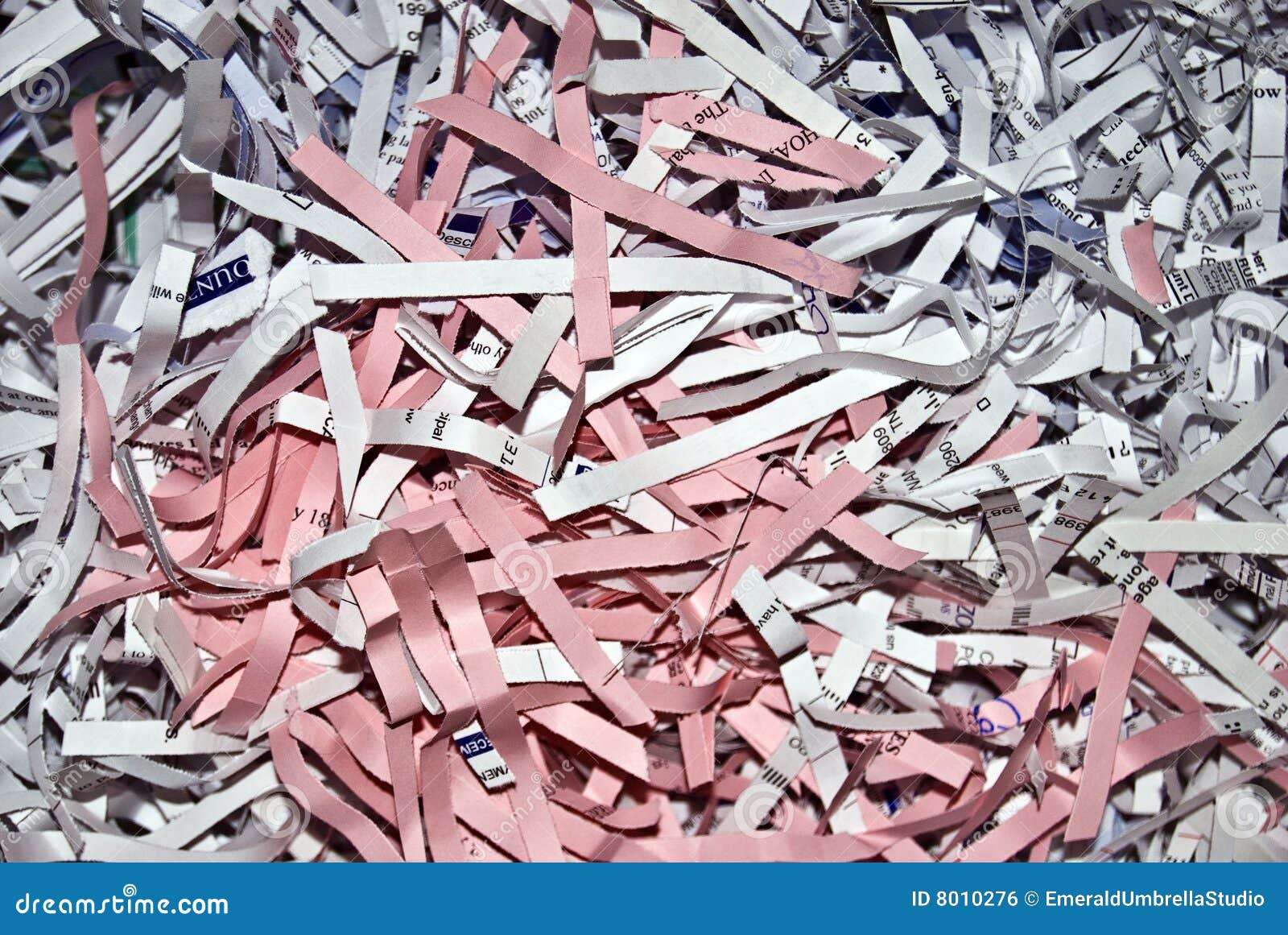Shredded Documents stock photo. Image of shred, documents - 8010276