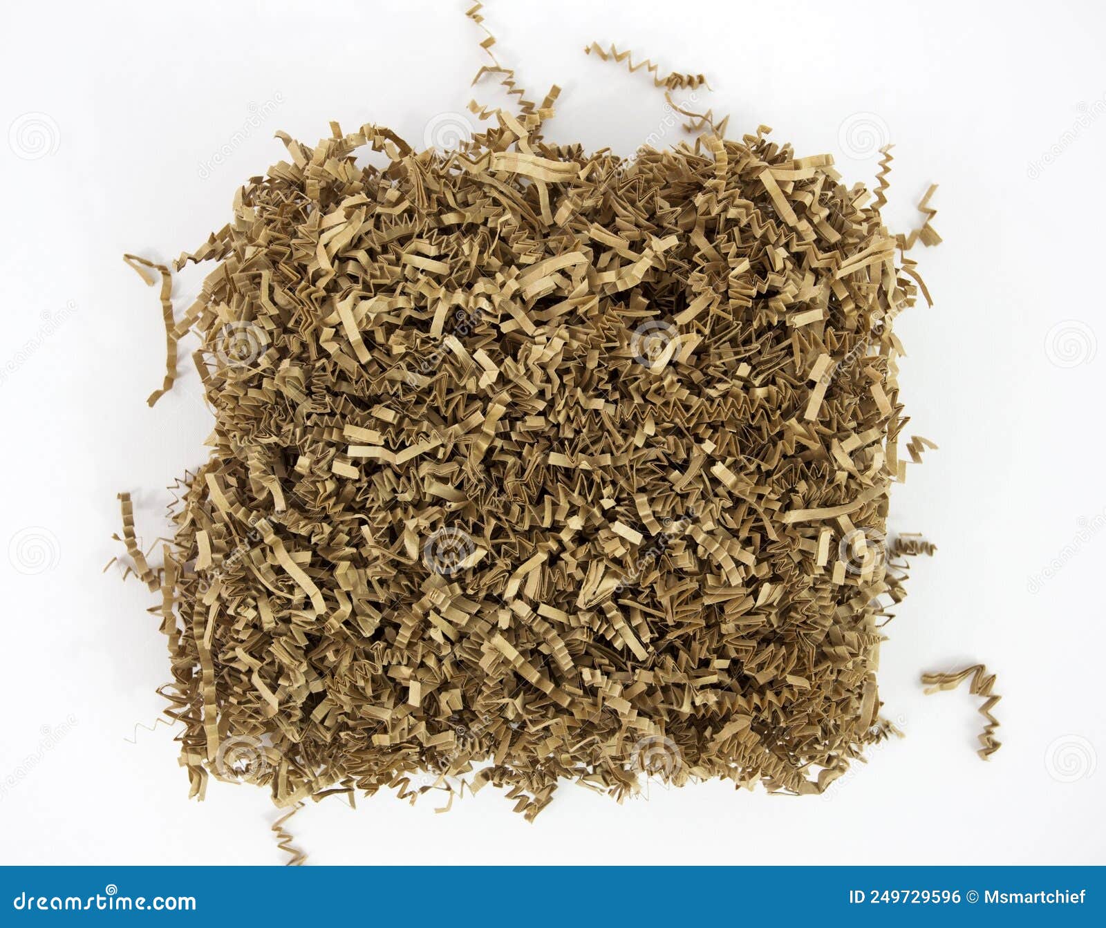 Shredded Packaging Material Stock Photo - Image of recycled, paper ...