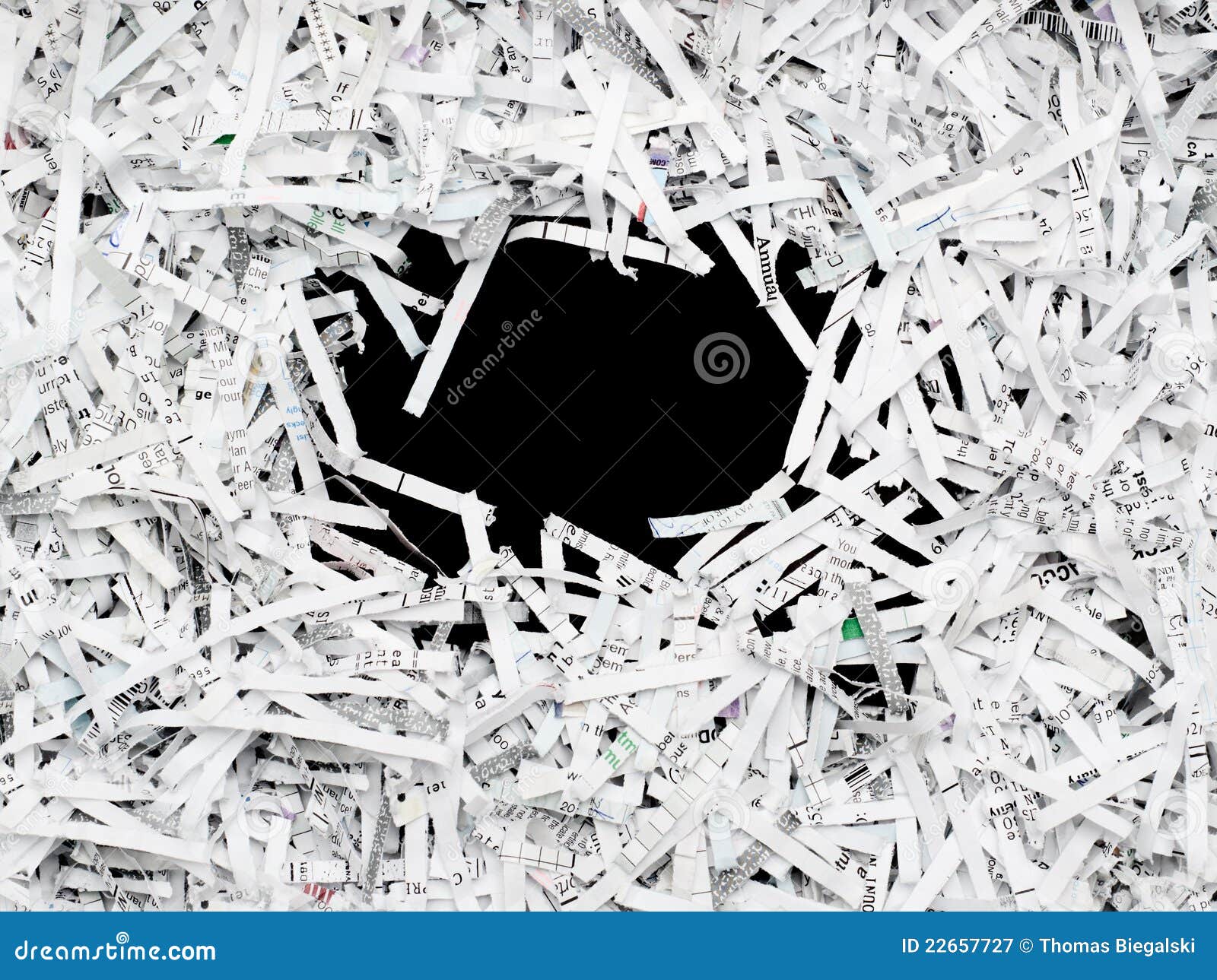 Shredded paper stock image. Image of bill, destroy, scrap - 22657727