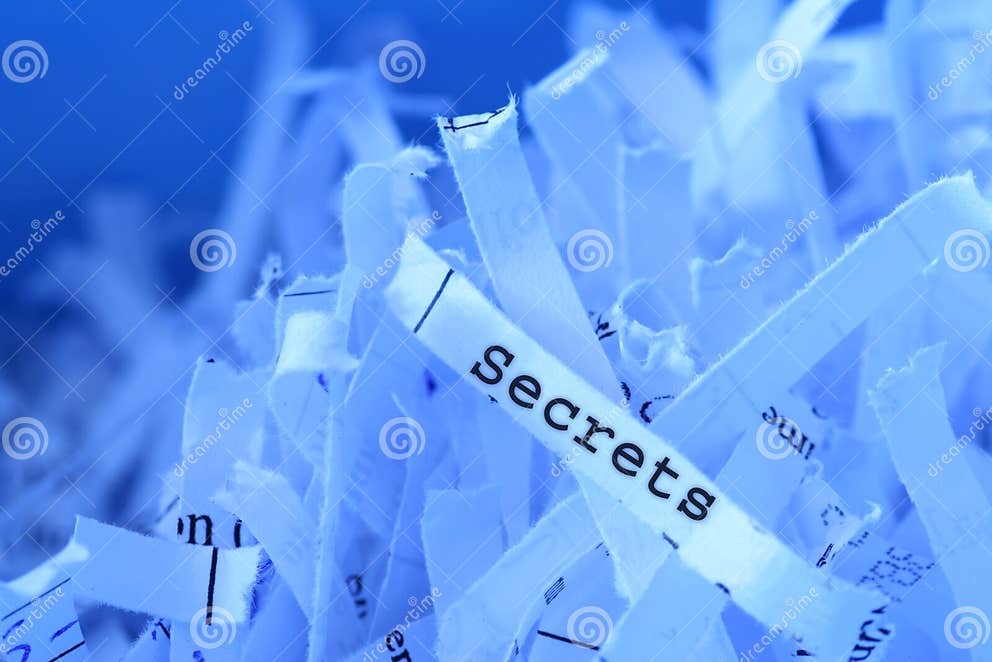 Shredded paper stock photo. Image of blue, damage, blank - 747298