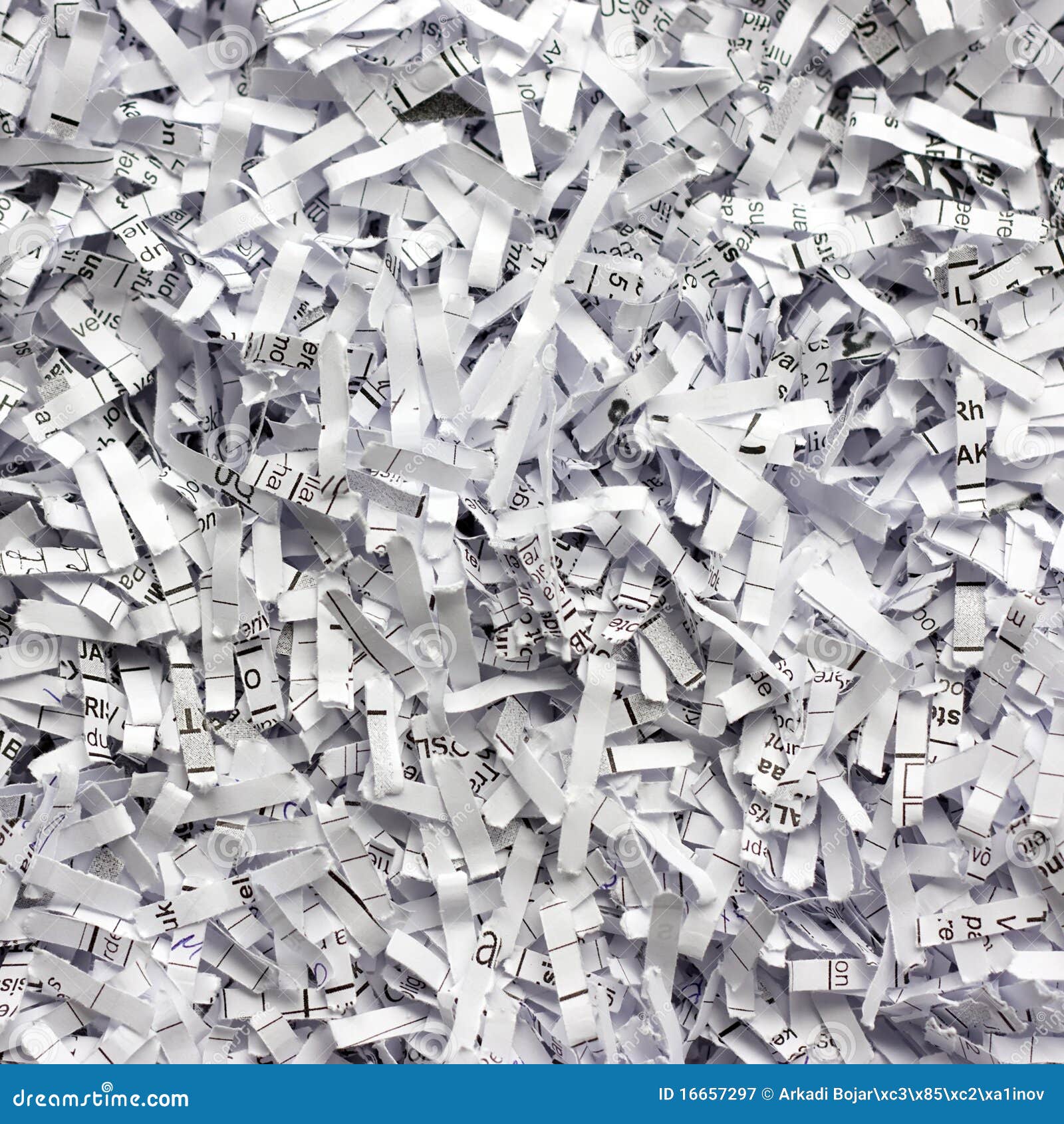 Shredded Paper Ball On White Background Royalty-Free Stock Photo ...
