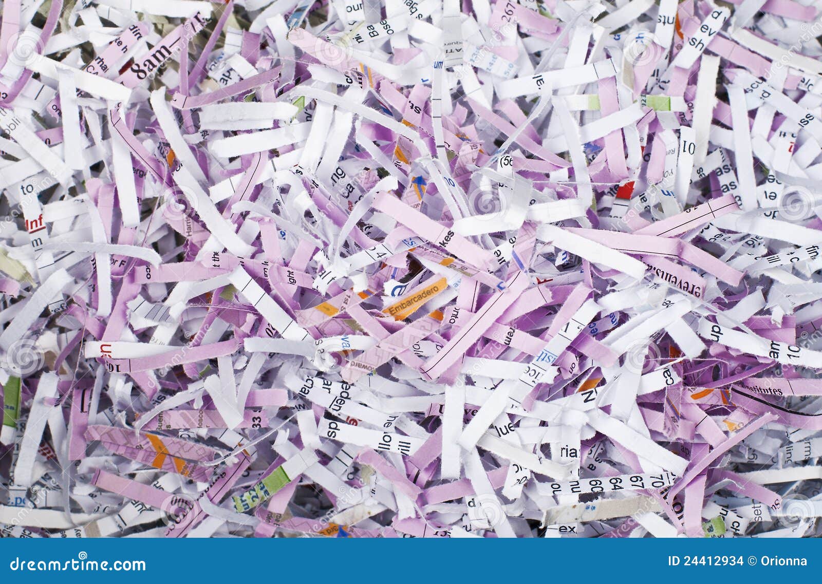 Shredded paper background stock photo. Image of object - 24412934