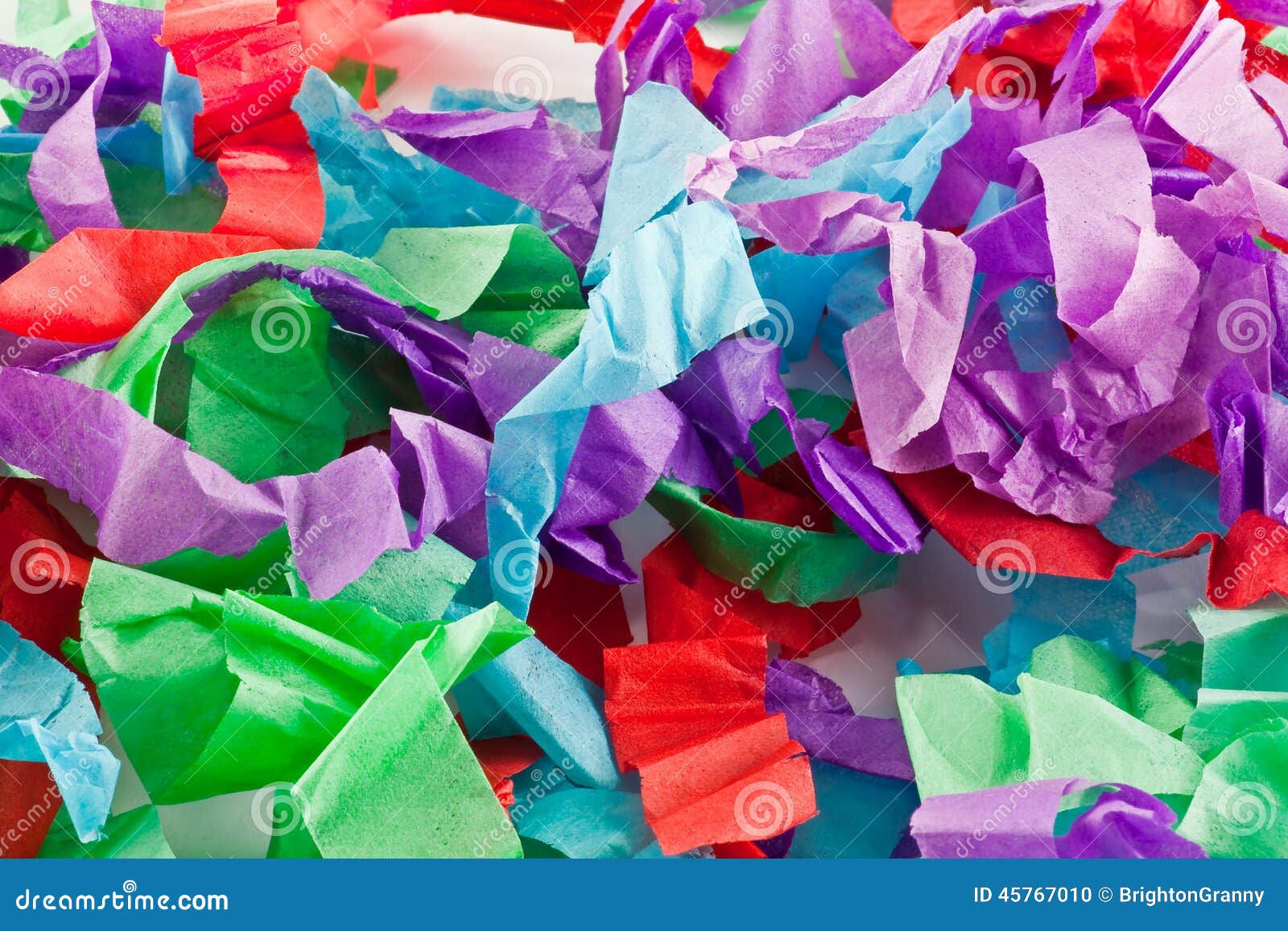 Shredded paper stock photo. Image of textured, close - 45767010