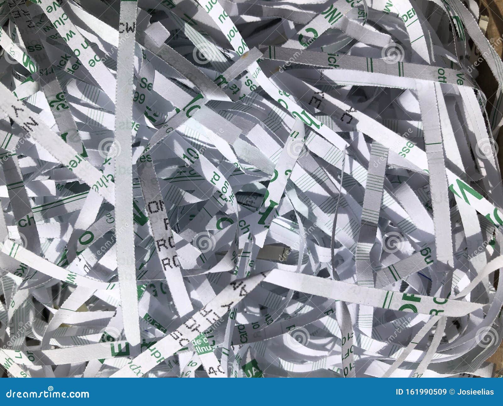 Shredded Paper And Documents, Abstract Background. Stock Image ...