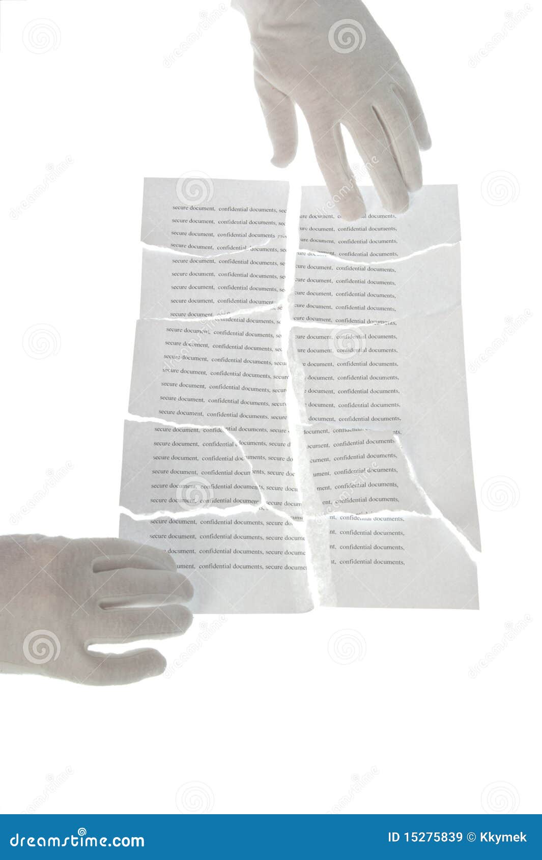 Shredded paper in hand stock image. Image of file, pile - 15275839