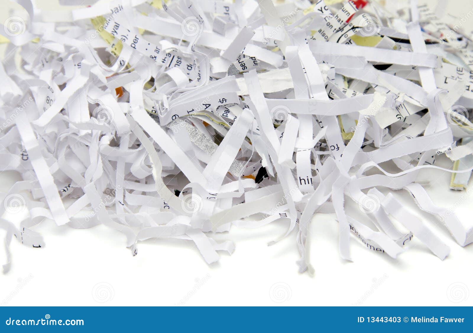 Shredded Paper Isolated stock image. Image of pattern - 13443403