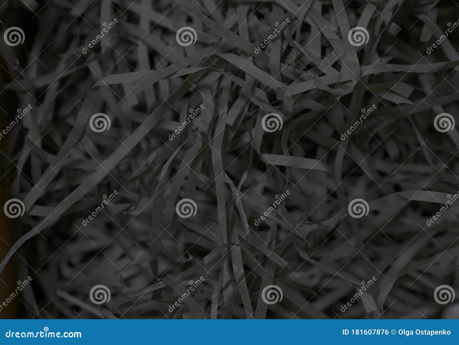 Shredded Paper Packing Material Delivery, Mail Service,shipment Concept ...