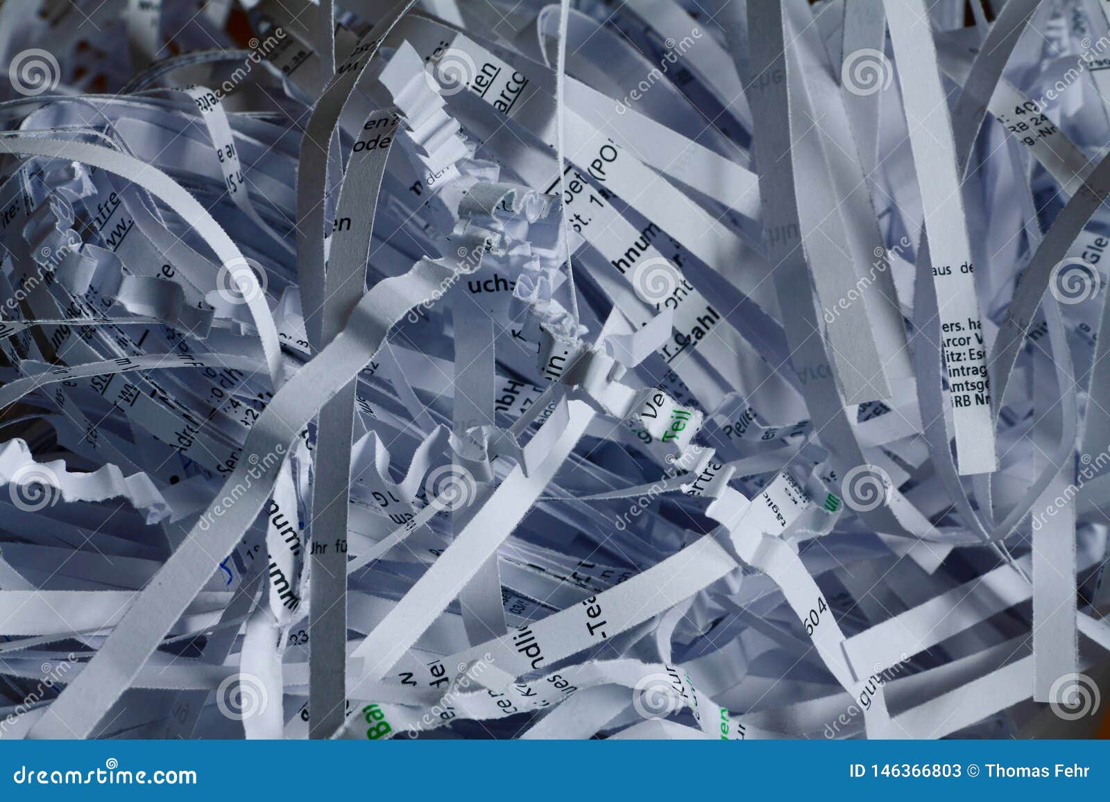 Shredded Paper after Shredding Stock Image - Image of icon, machine ...