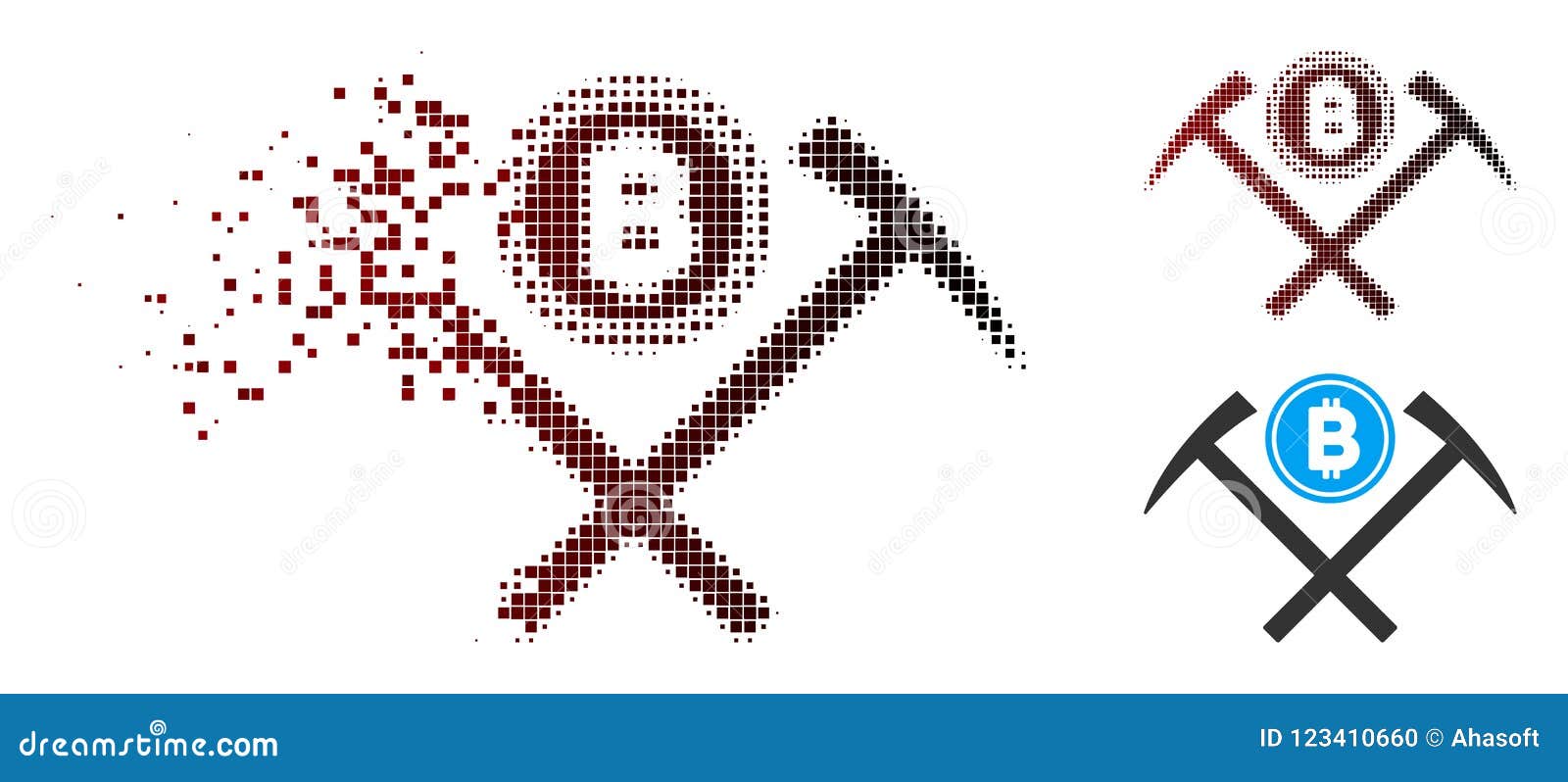 Shredded Pixel Halftone Bitcoin Mining Hammers Icon Stock Vector ... Shredded Pixel Halftone Bitcoin Mining Hammers Icon Stock Vector ...