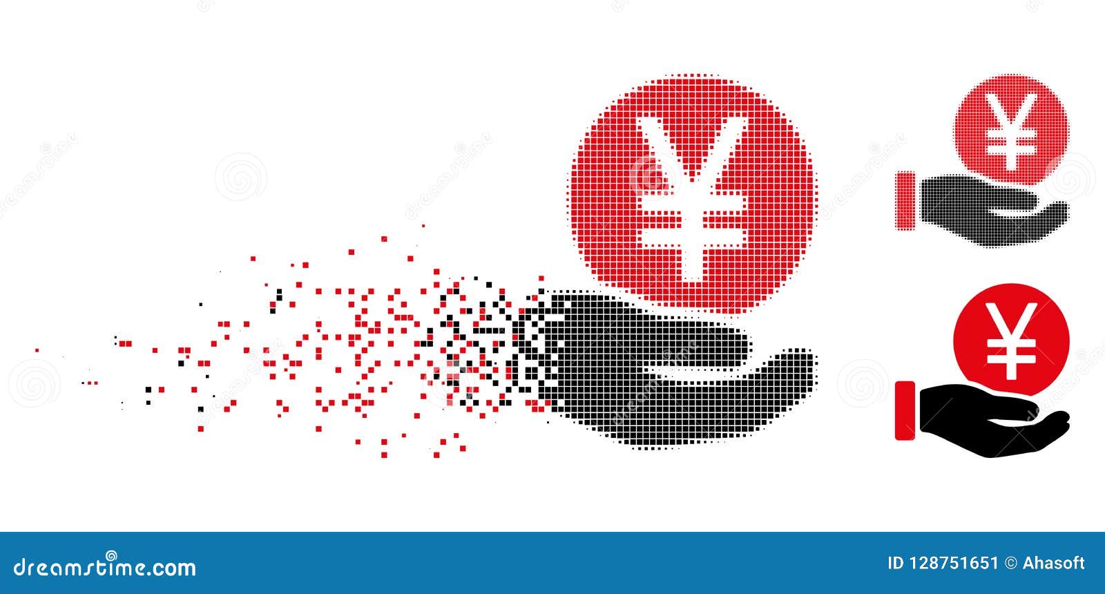 Shredded Pixelated Halftone Yen Coin Payment Icon Stock Vector ... Shredded Pixelated Halftone Yen Coin Payment Icon Stock Vector ...