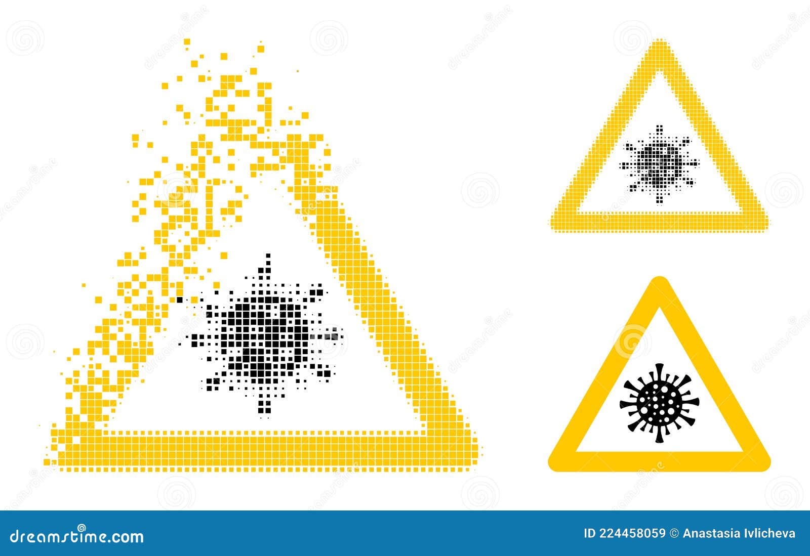 Disintegrating and Halftone Dot Virus Danger Glyph Stock Vector ... Disintegrating and Halftone Dot Virus Danger Glyph Stock Vector ...