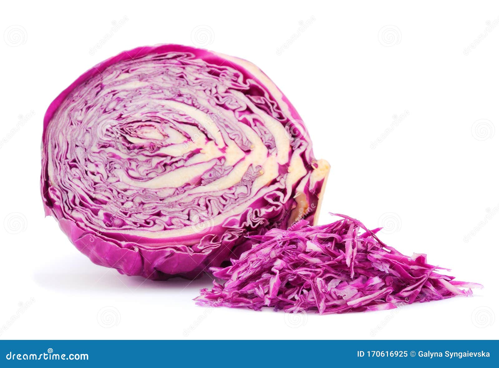 Shredded red cabbage stock image. Image of studio, view - 170616925