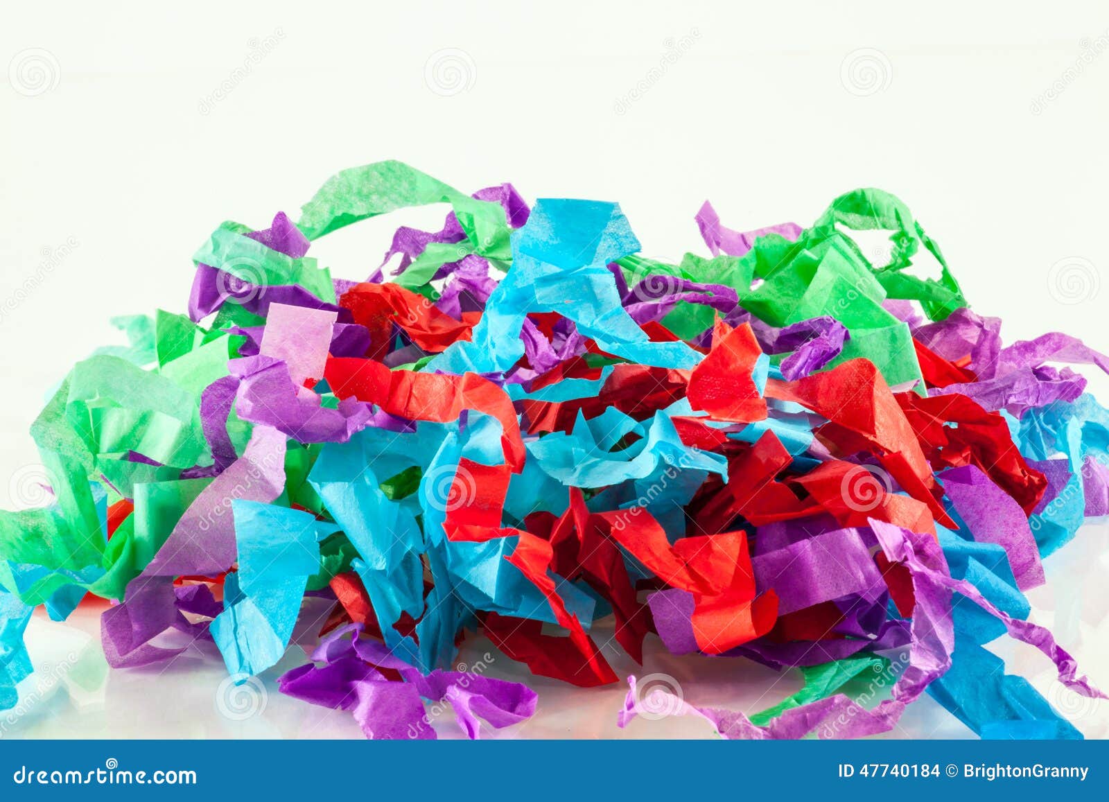 Shredded tissue stock photo. Image of abstract, torn - 47740184