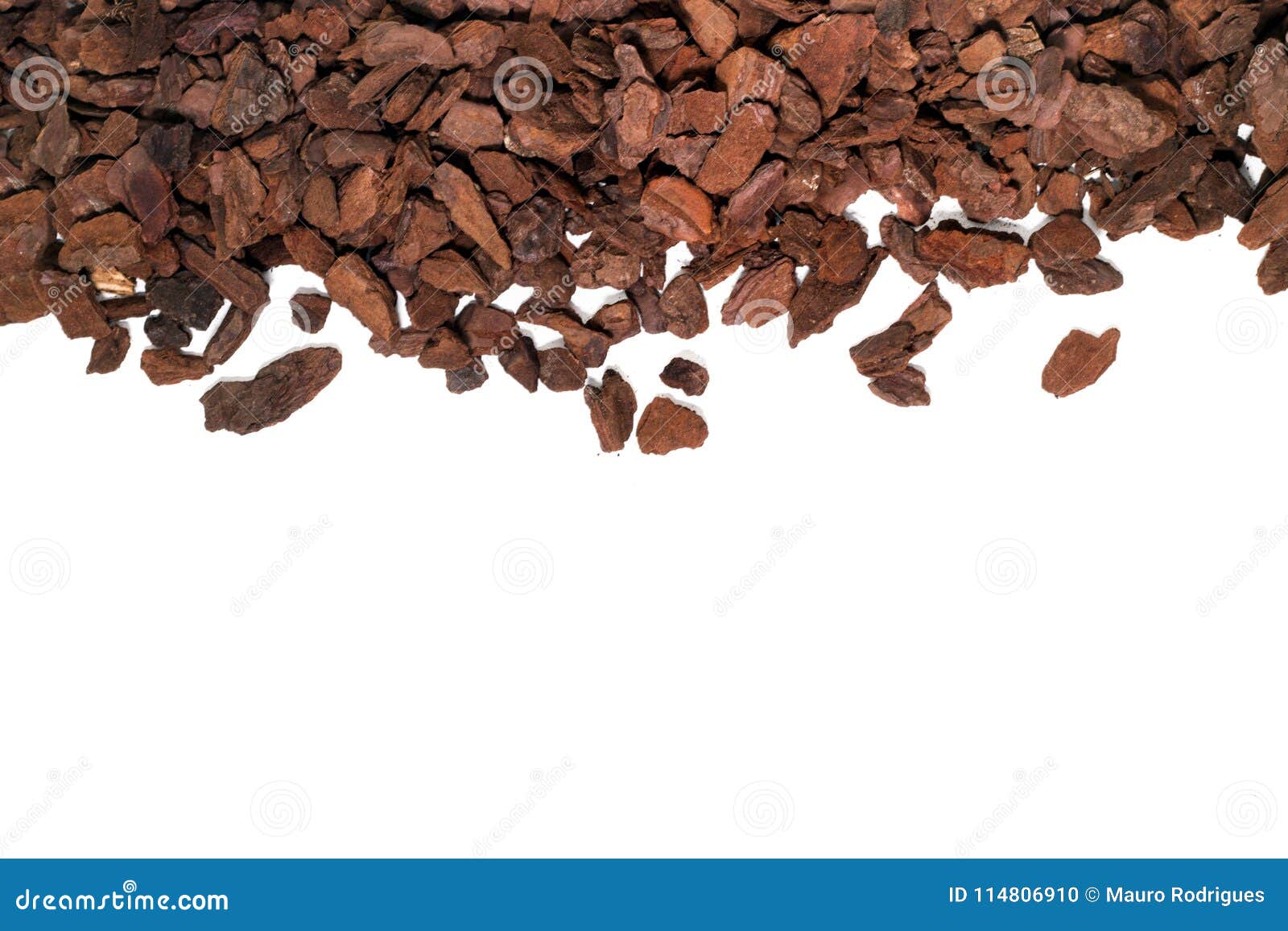 Shredded tree bark stock photo. Image of color, element - 114806910