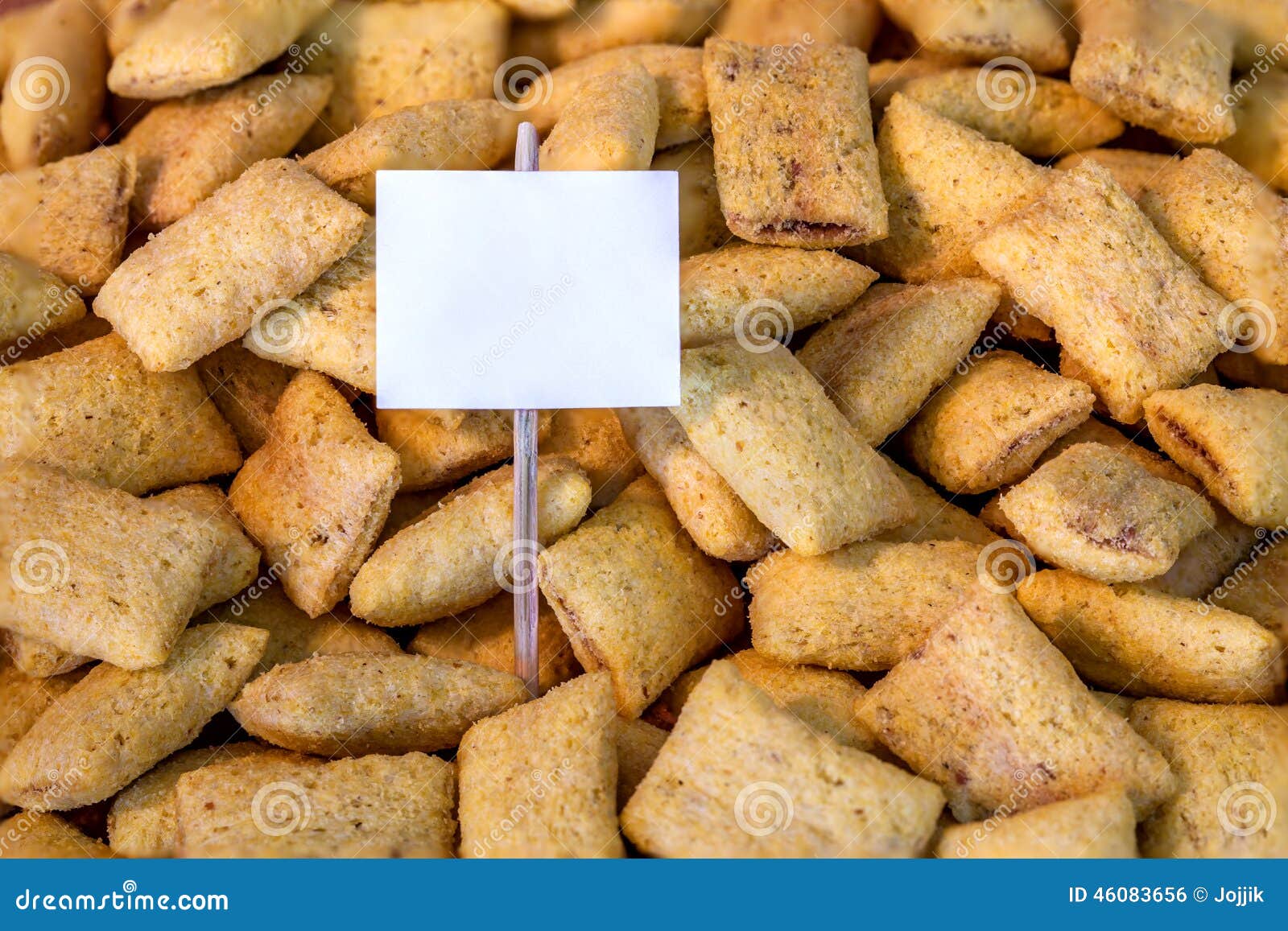 Shredded Wheat Cereal with a Placard Stock Photo - Image of nutrition ...