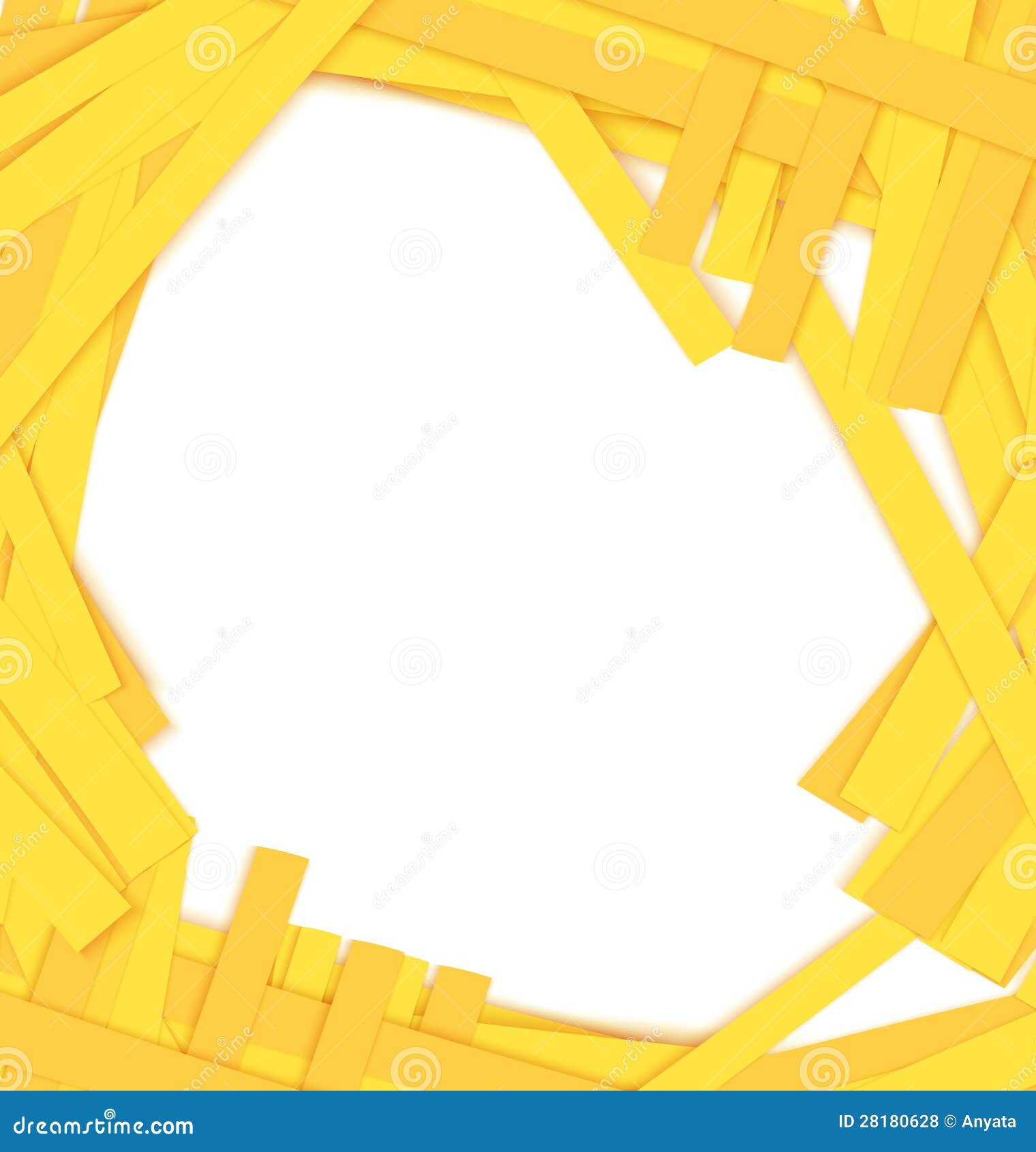 Shredded Yellow Paper Vector | CartoonDealer.com #28180626