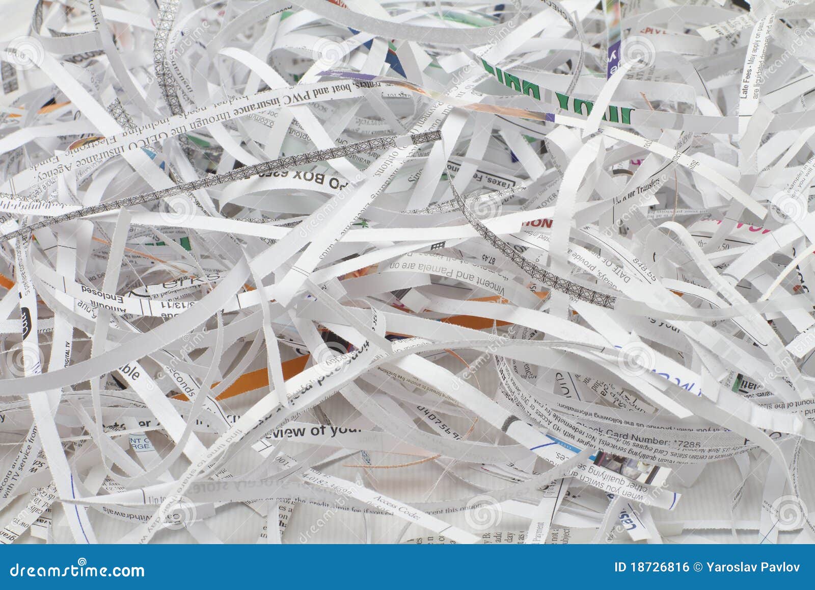 Shredder cutting paper stock photo. Image of machine - 18726816