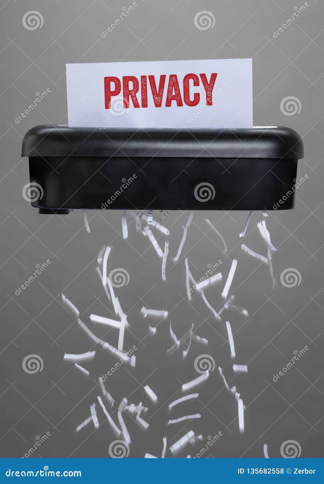 A Shredder Destroying a Document - Privacy Stock Photo - Image of file ...