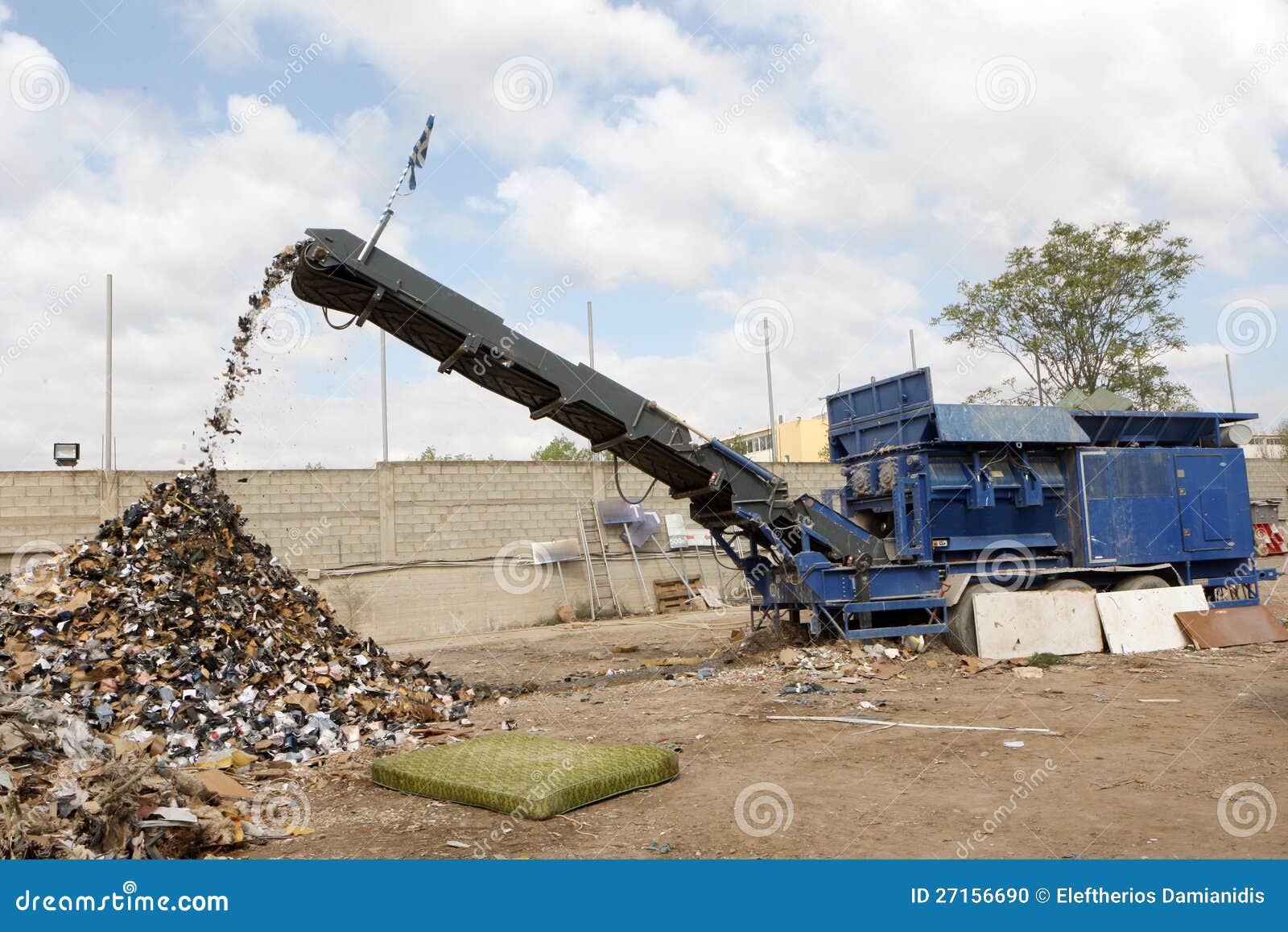 Shredder machine stock photo. Image of ecology, gripping - 27156690