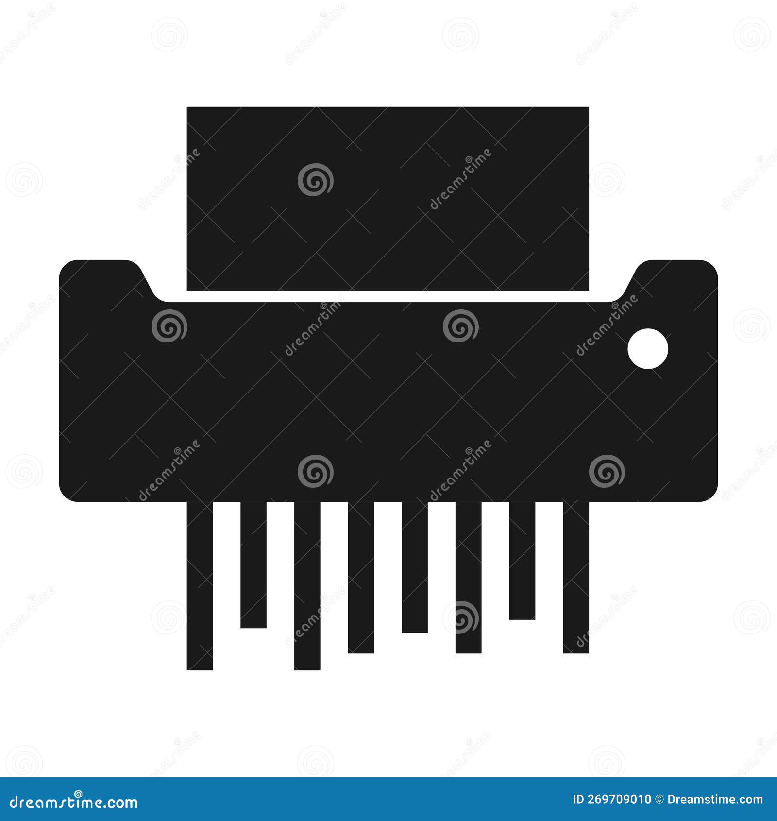 Shredder Machine icon stock illustration. Illustration of recycle ...