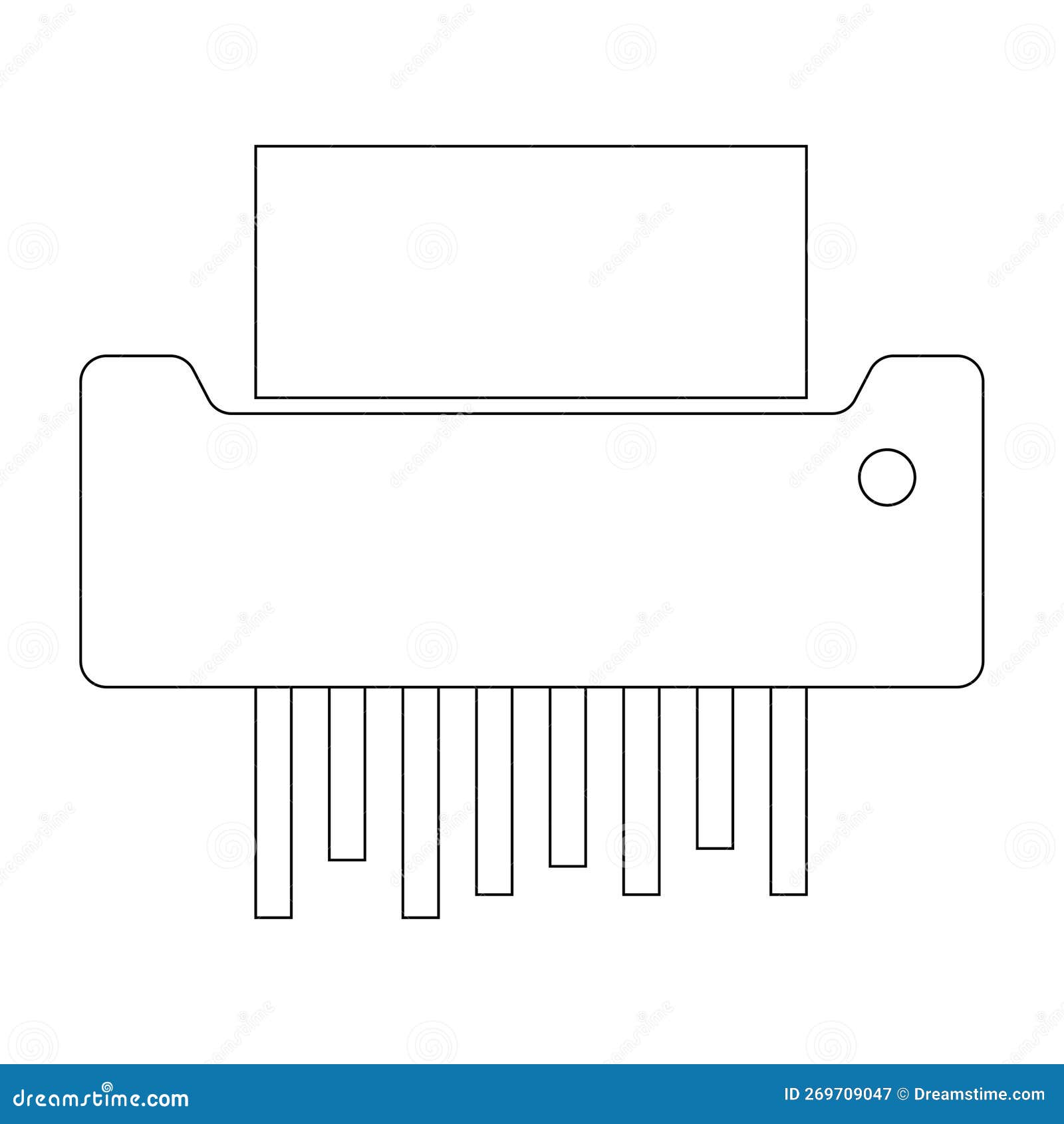 Shredder Machine icon stock illustration. Illustration of shred - 269709047