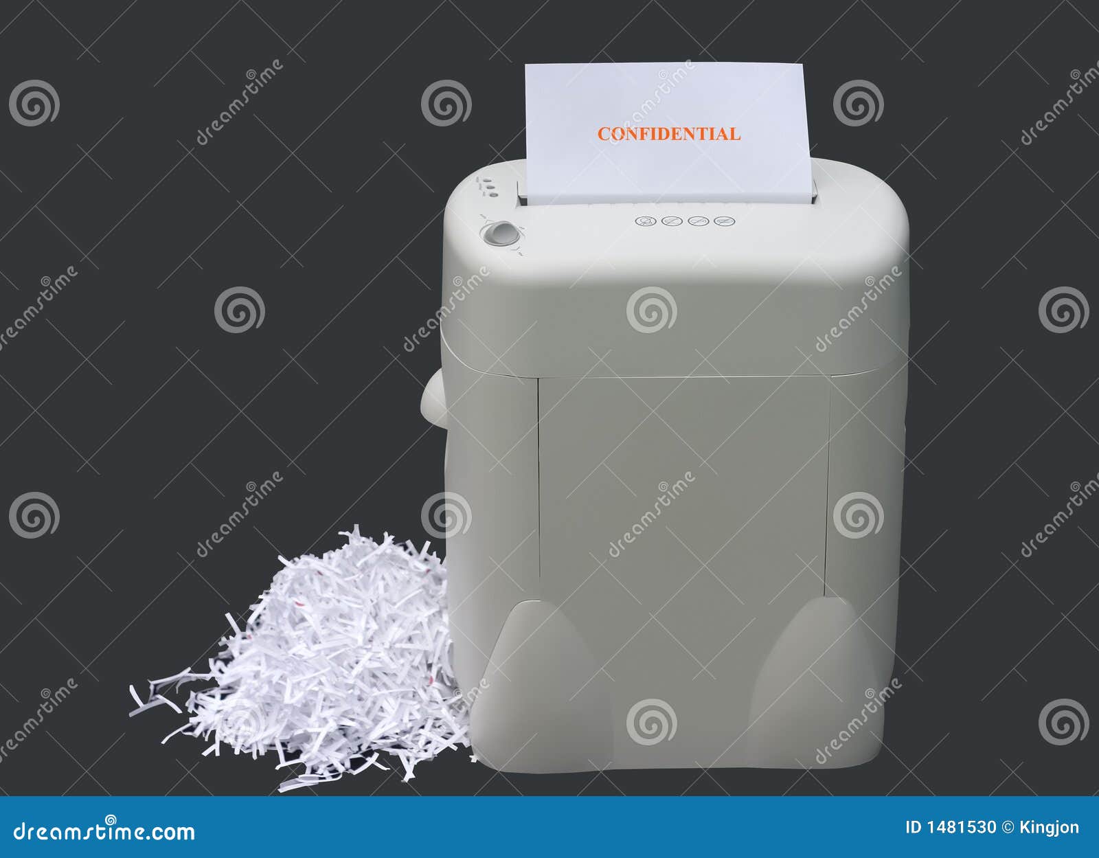 Shredding Confidential Information Stock Photo - Image of information ...