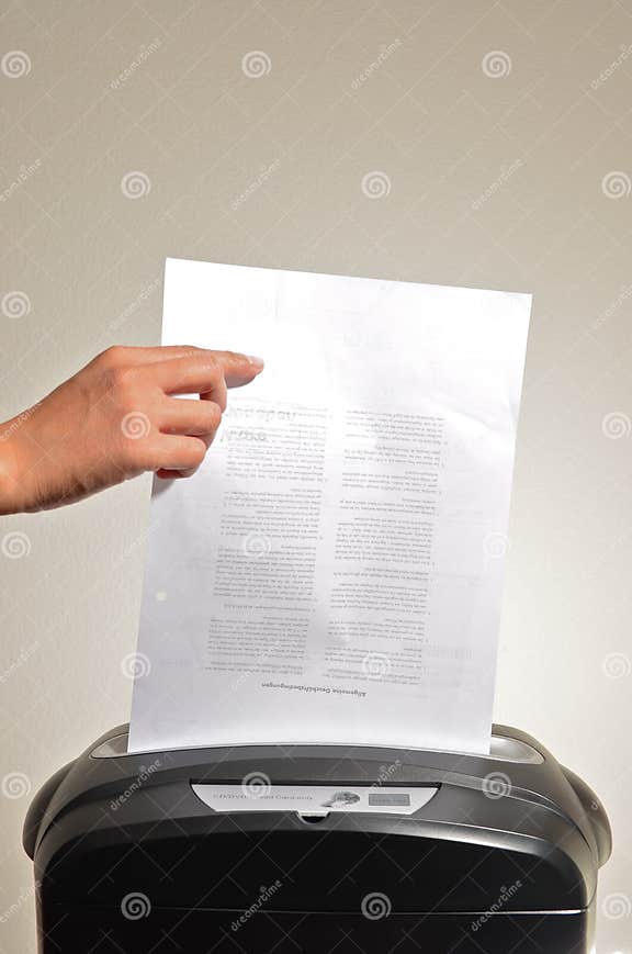 Shredding documents stock photo. Image of office, secret - 38407690