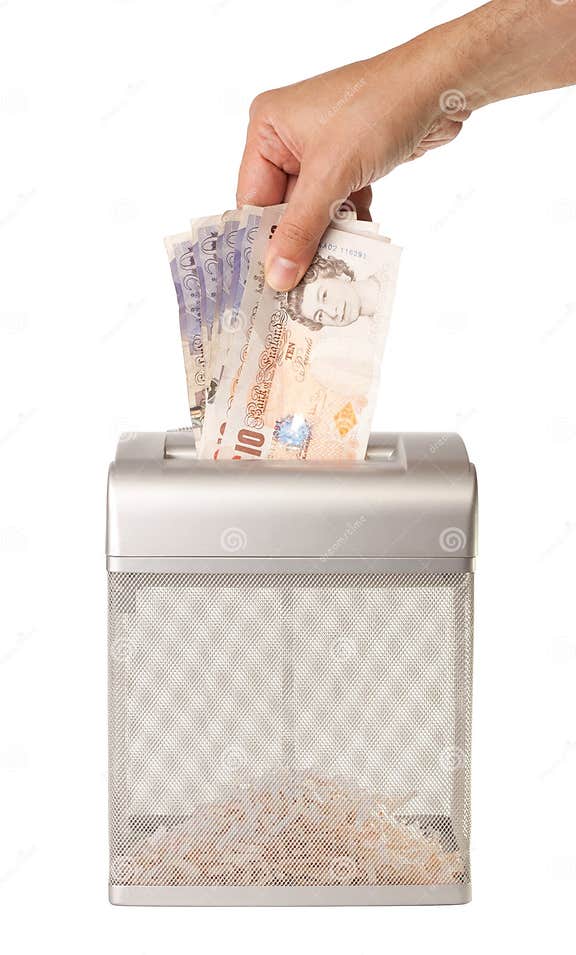 Shredding Money editorial photo. Image of cash, bill - 29559911